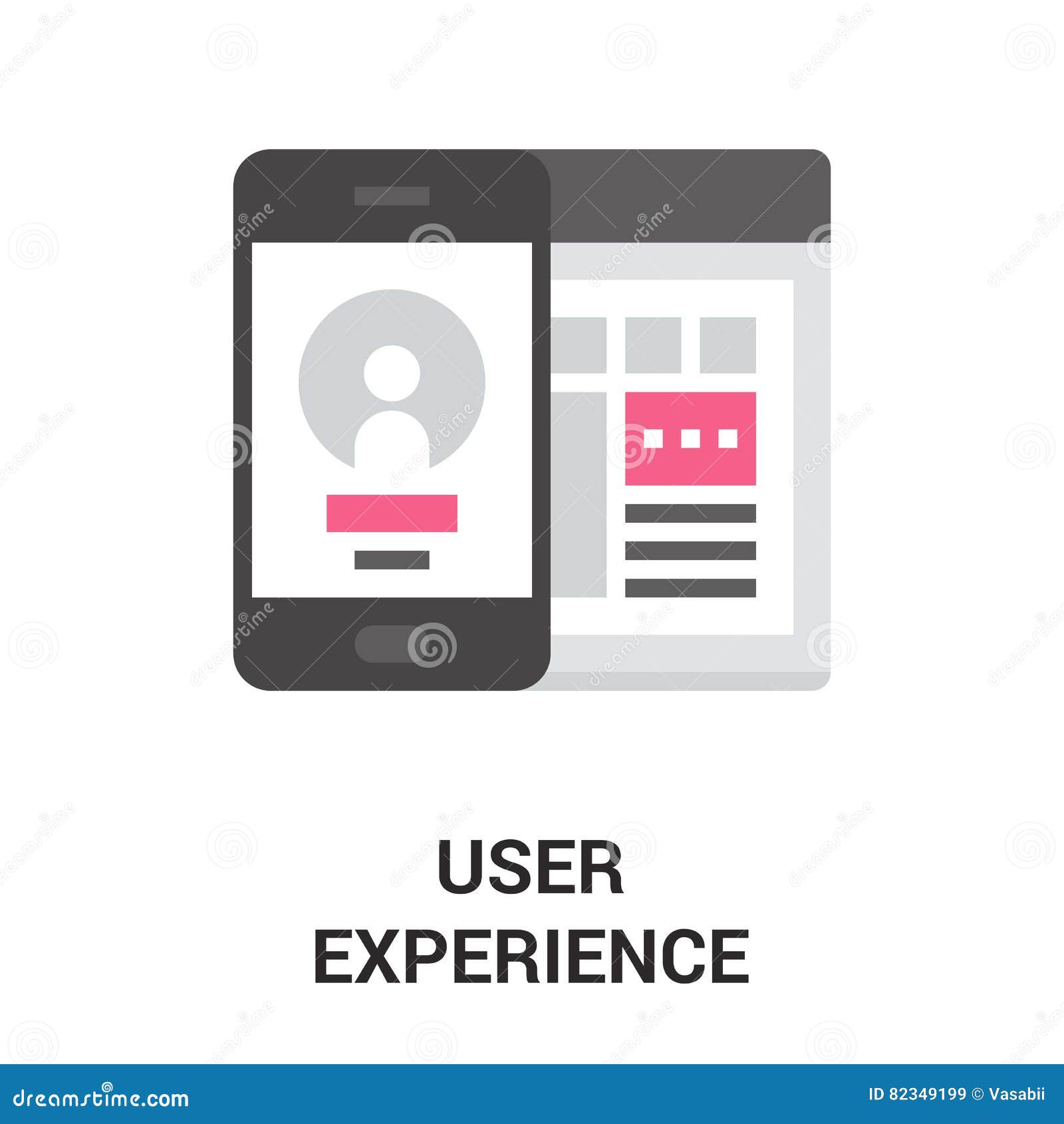 Ui ux development stock vector. Illustration of design - 82349199