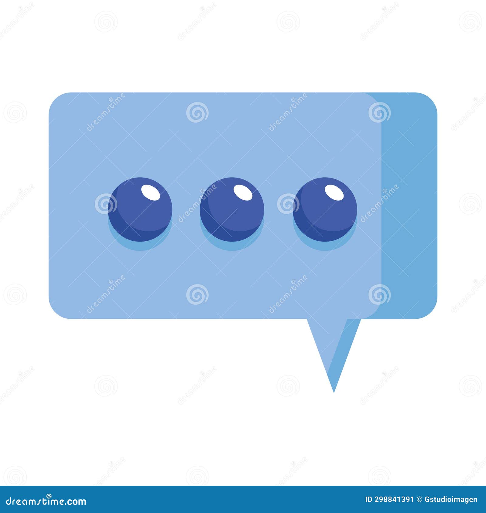 Ui ux element chat stock illustration. Illustration of isolation ...