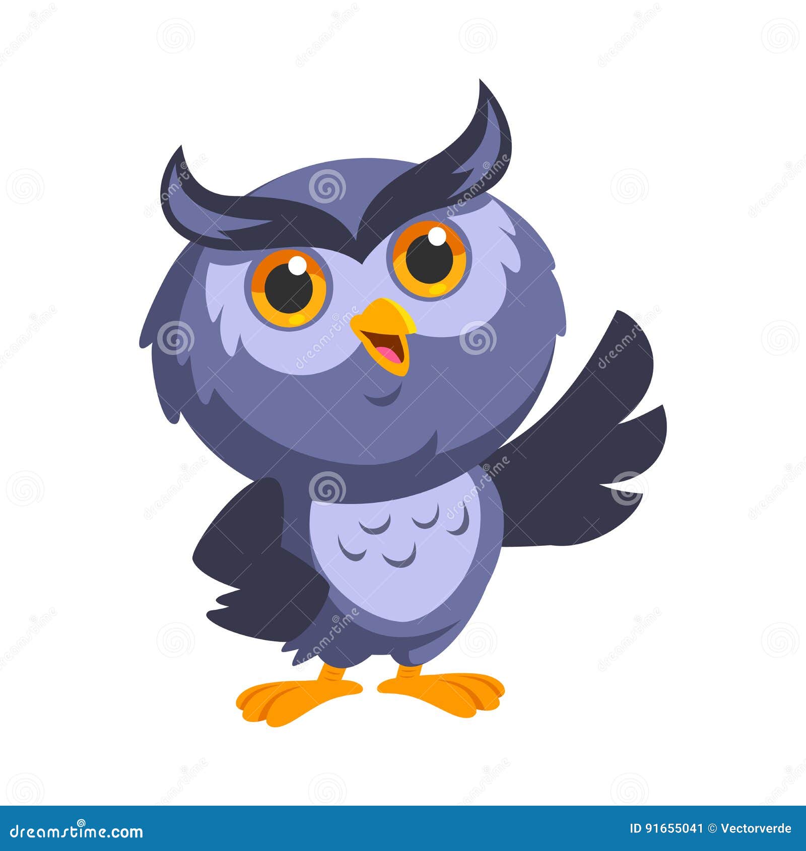 Uil vector illustratie. Illustration of tekening, wild - 91655041