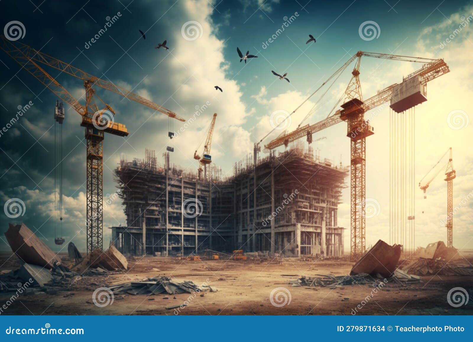 Uilding Under Construction is Steadily Progressing, Offering a Glimpse ...