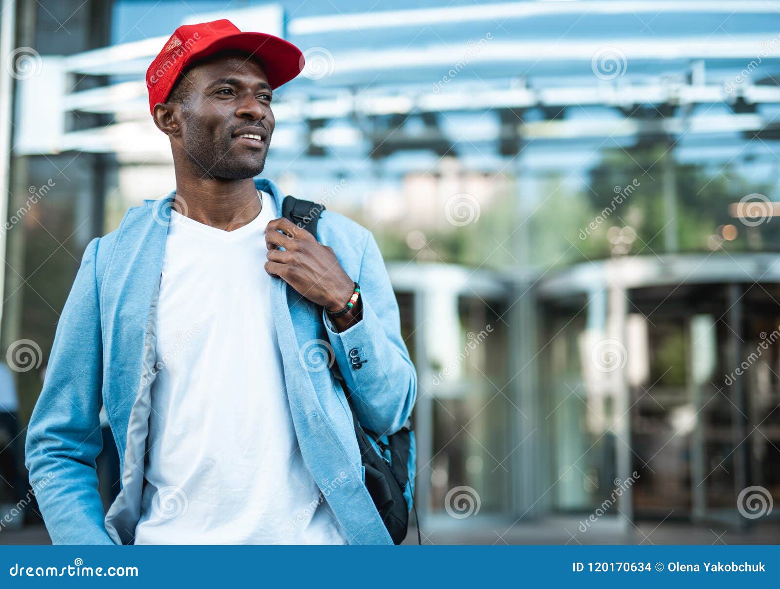 Uitgaande Mens Die Rond Stad Lopen Stock Foto - Image of gelukkig ...