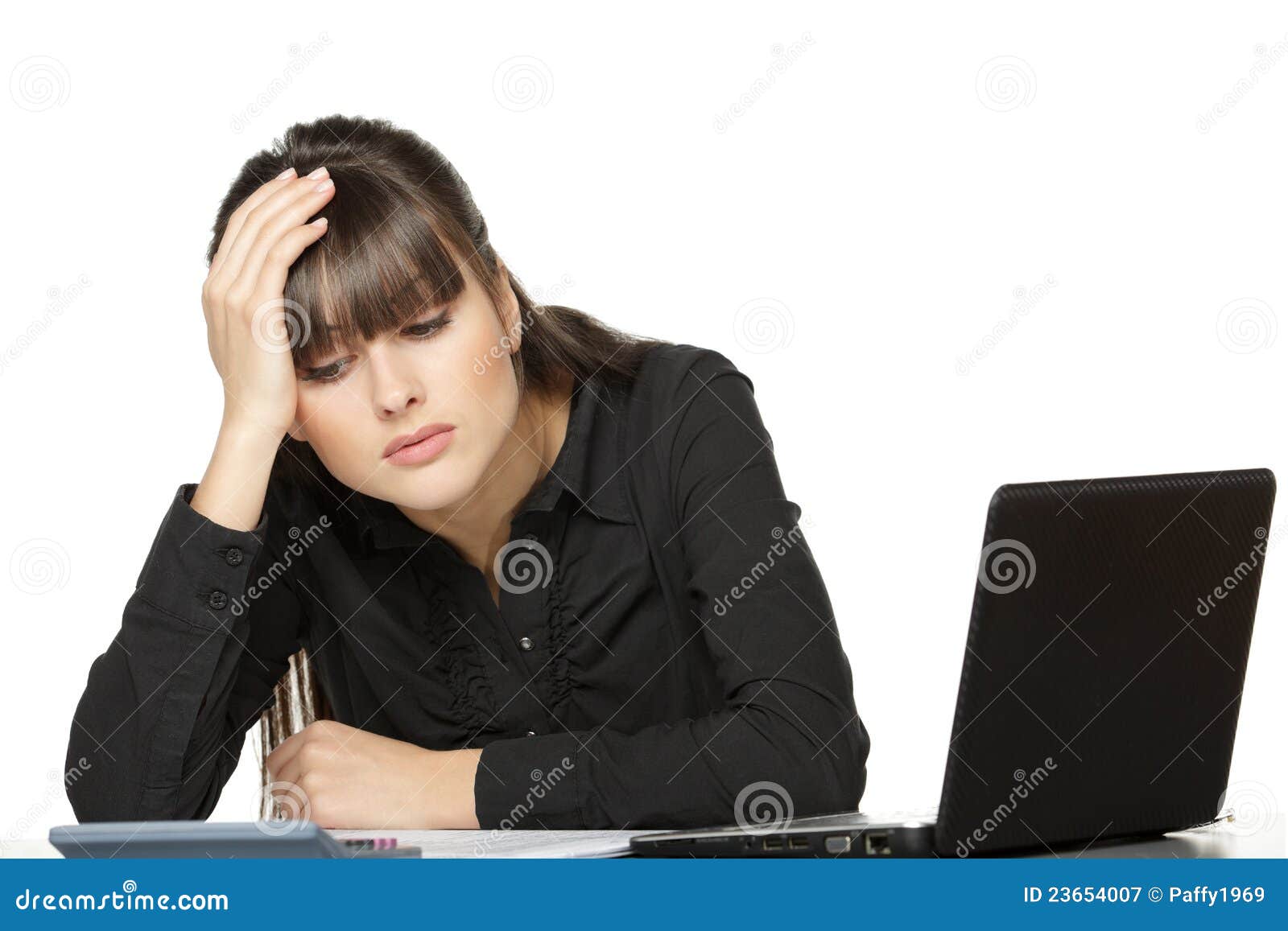 Uitgeput wijfje stock afbeelding. Image of uitvoerend - 23654007