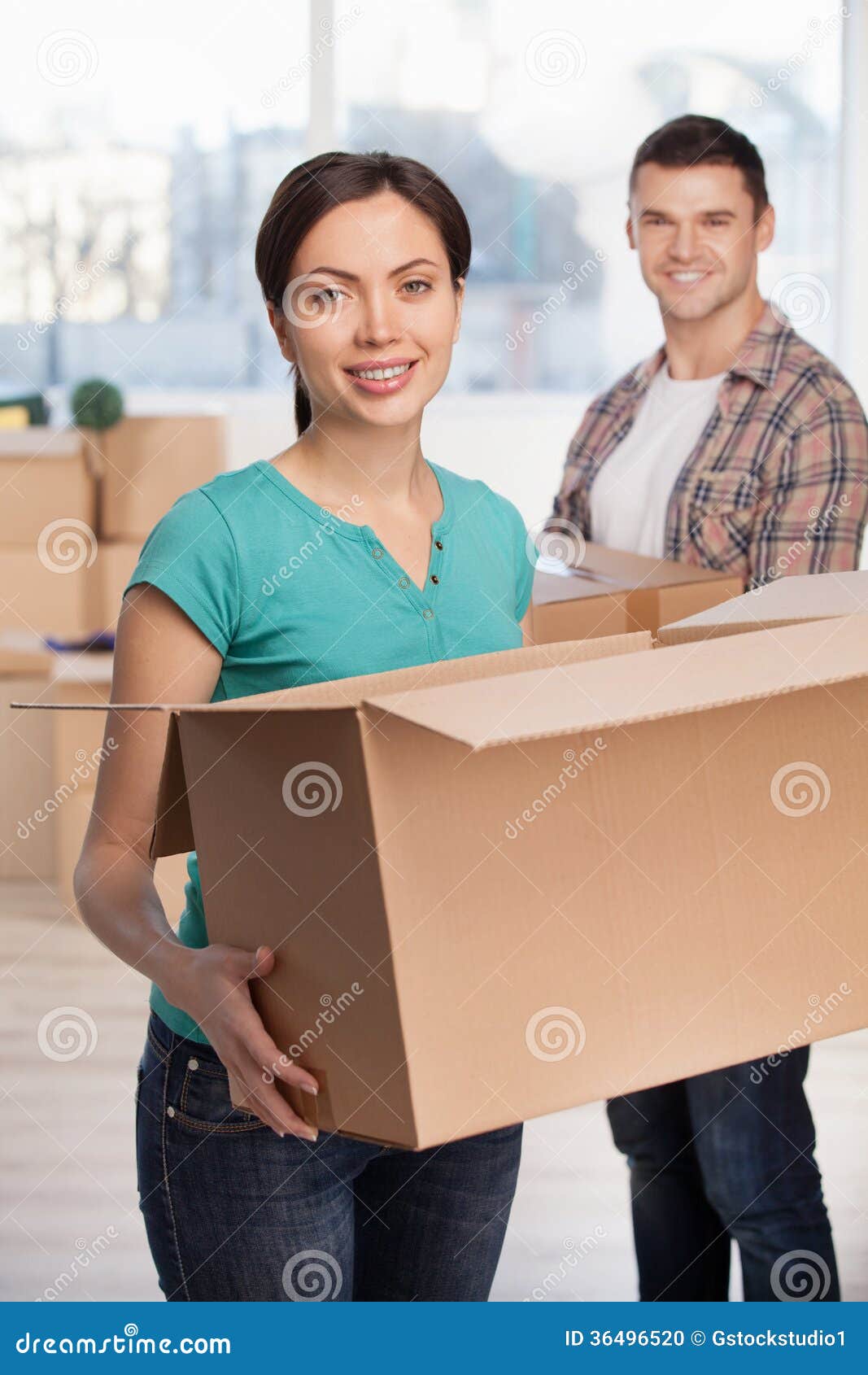 Uitpakkende dozen. stock foto. Image of doos, landgoed - 36496520