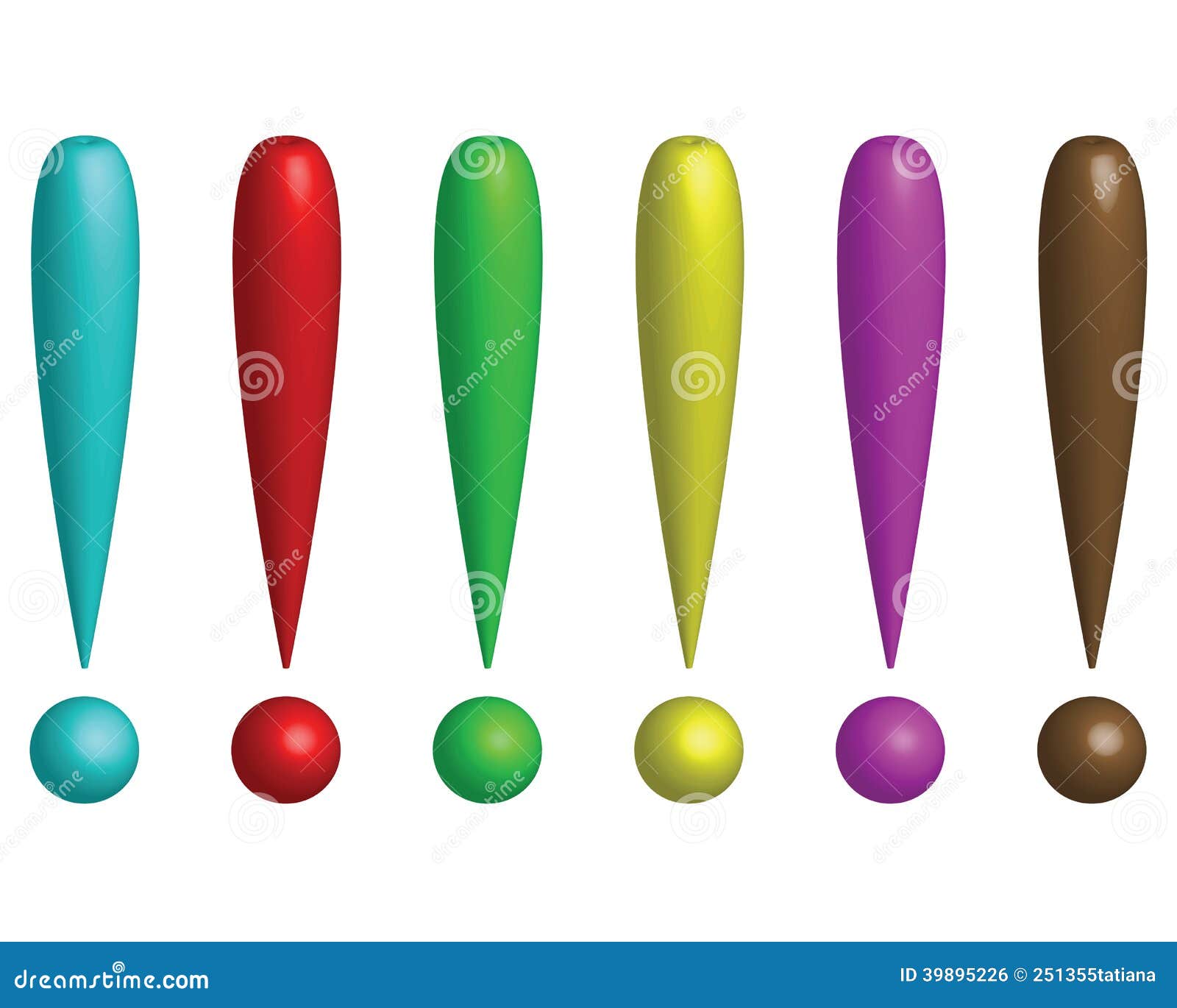 Uitroepteken stock illustratie. Illustration of nadruk - 39895226