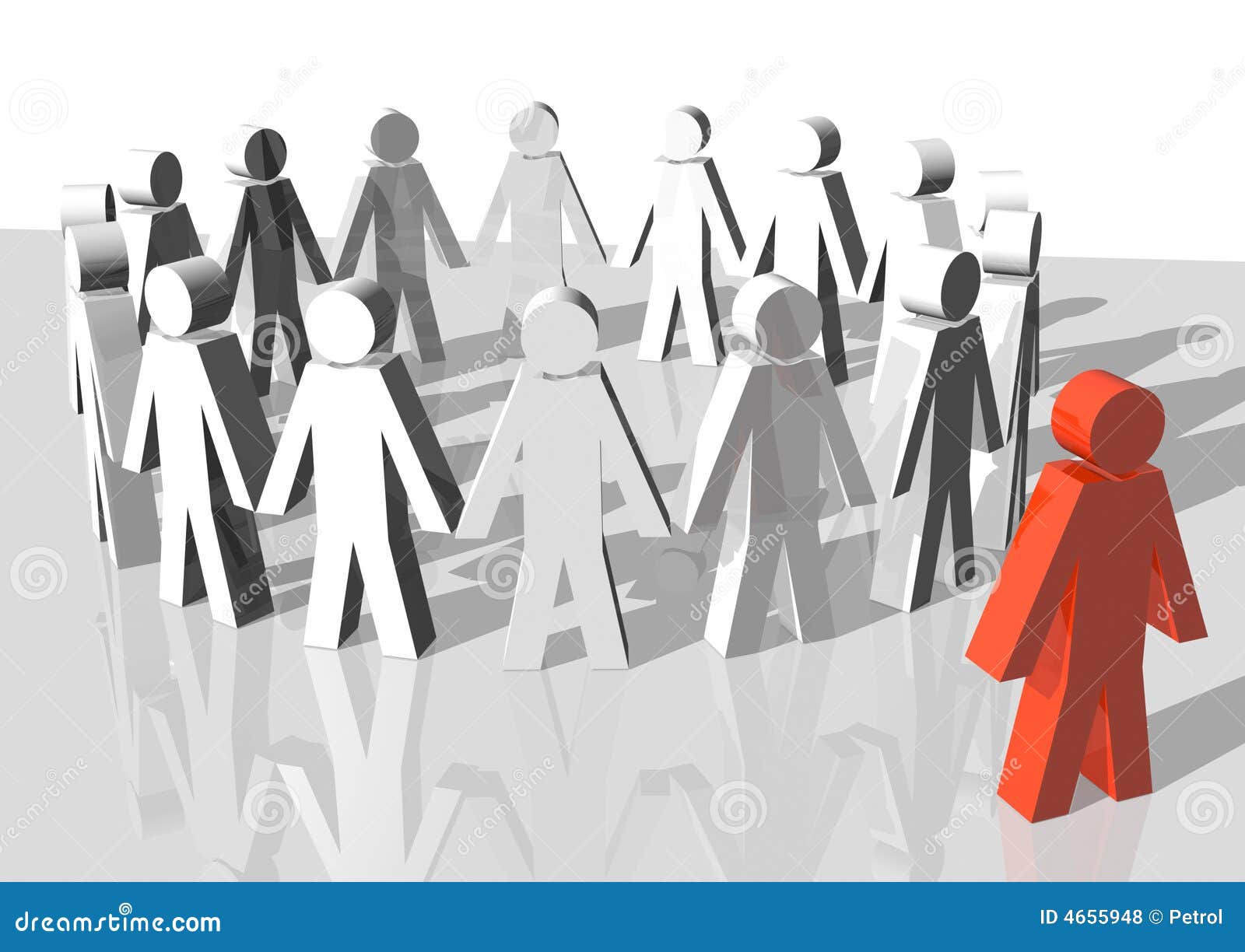 Uitsluiting stock illustratie. Illustration of apartheid - 4655948