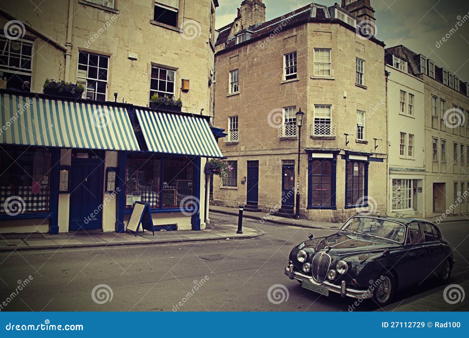 Uitstekend Auto En Restaurant Stock Afbeelding - Image of diner ...