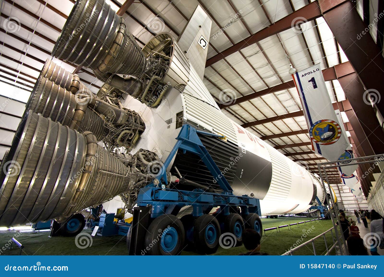 Uitstekend Saturnus V Raket Redactionele Afbeelding - Image of avontuur ...