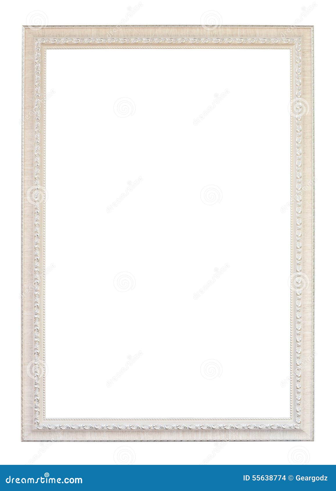 Uitstekend Wit Houten Kader Stock Foto - Image of barok, orneren: 55638774