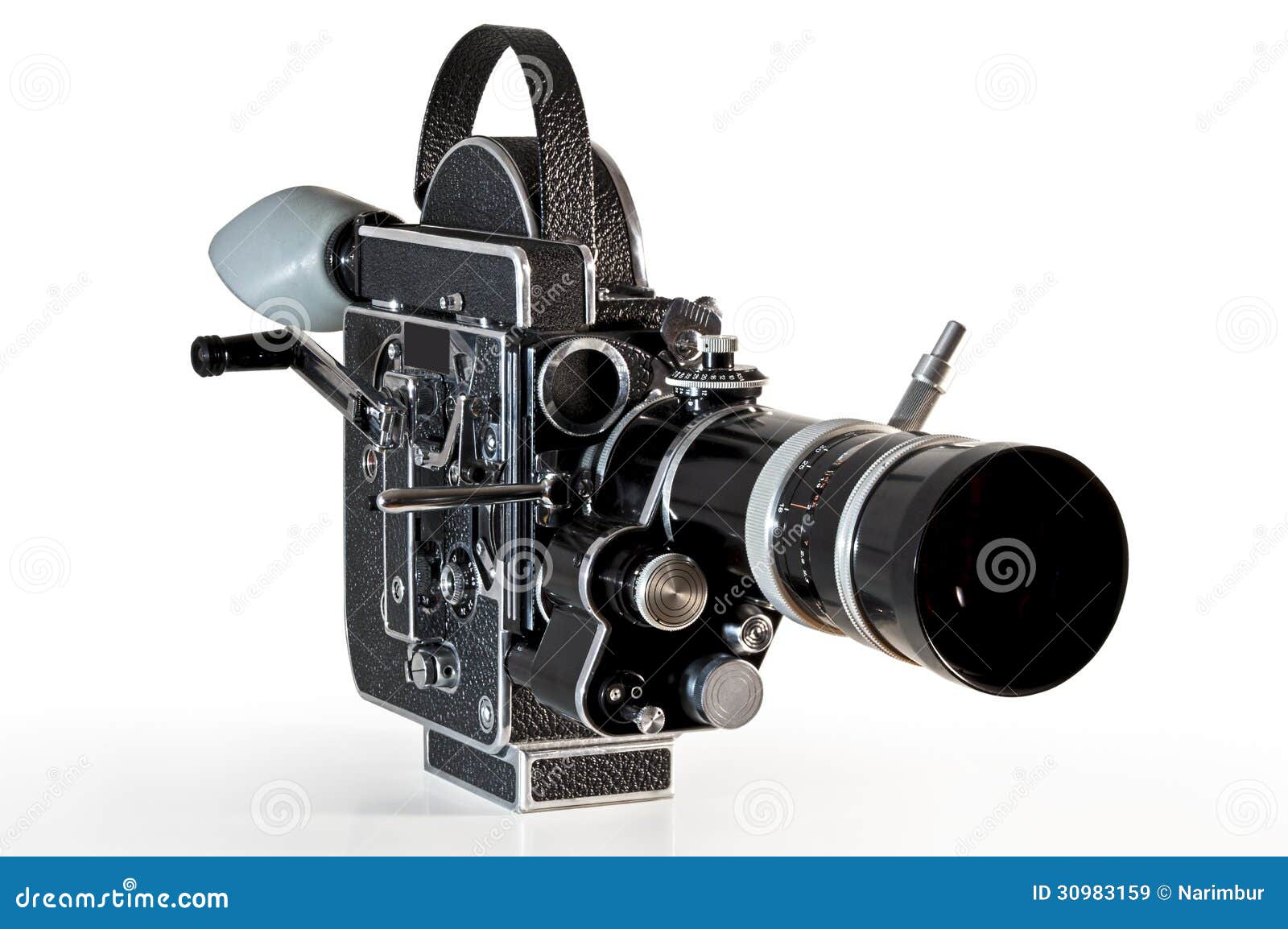 Uitstekende filmcamera stock afbeelding. Image of kleur - 30983159