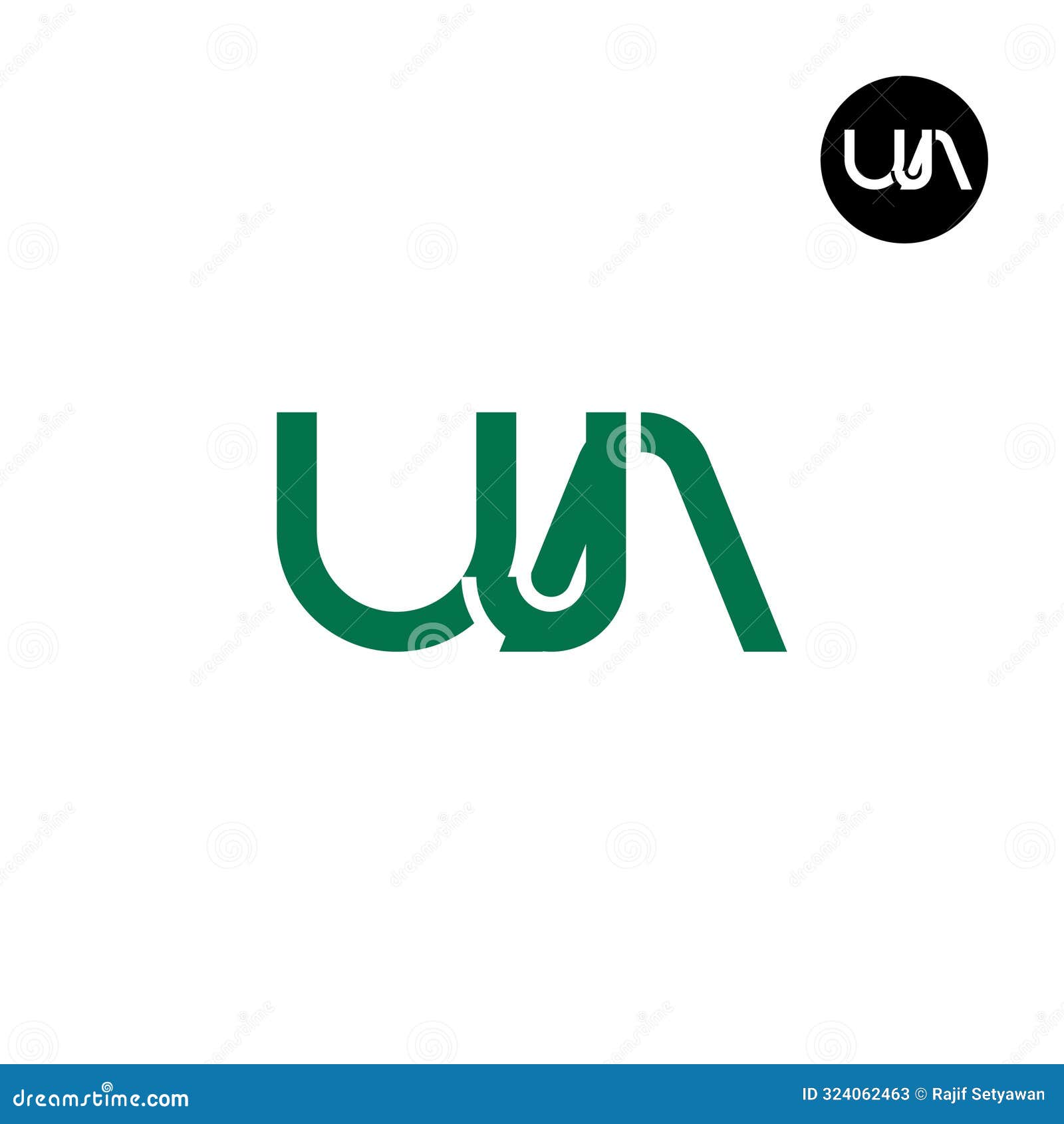 UJA Logo Letter Monogram Design Stock Vector - Illustration of company ...