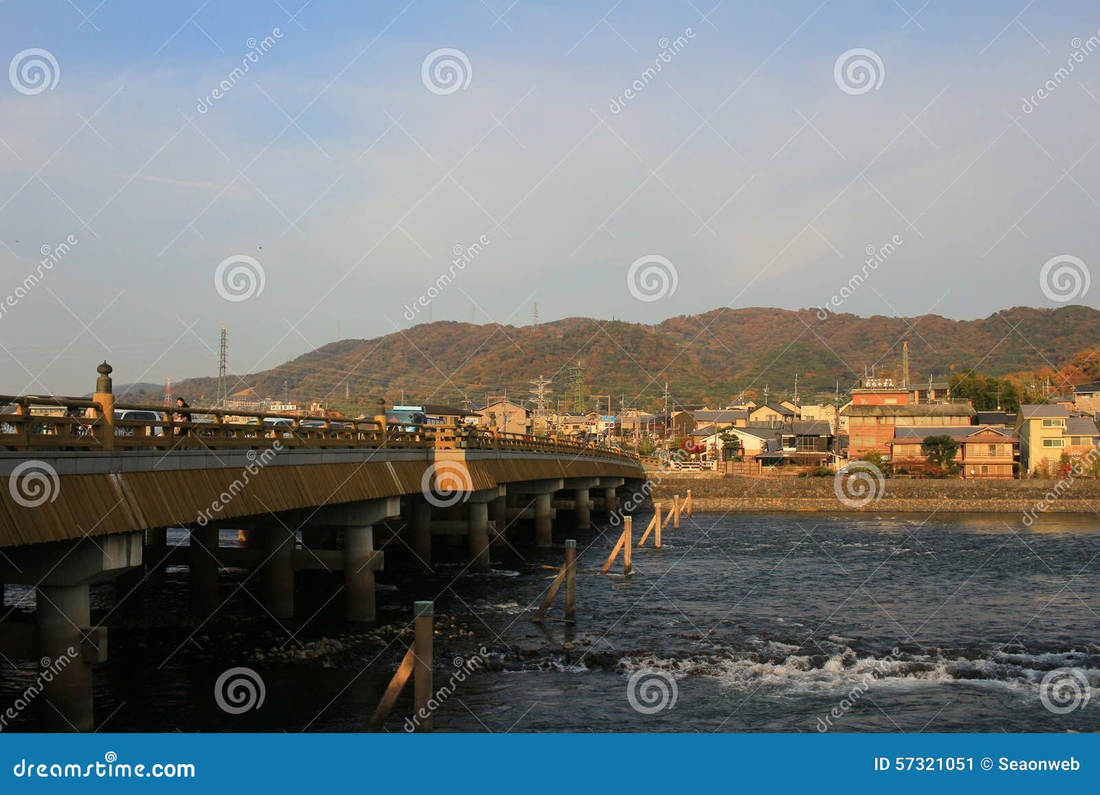 Uji Bridge editorial photo. Image of arashiyama, kyoto - 57321051