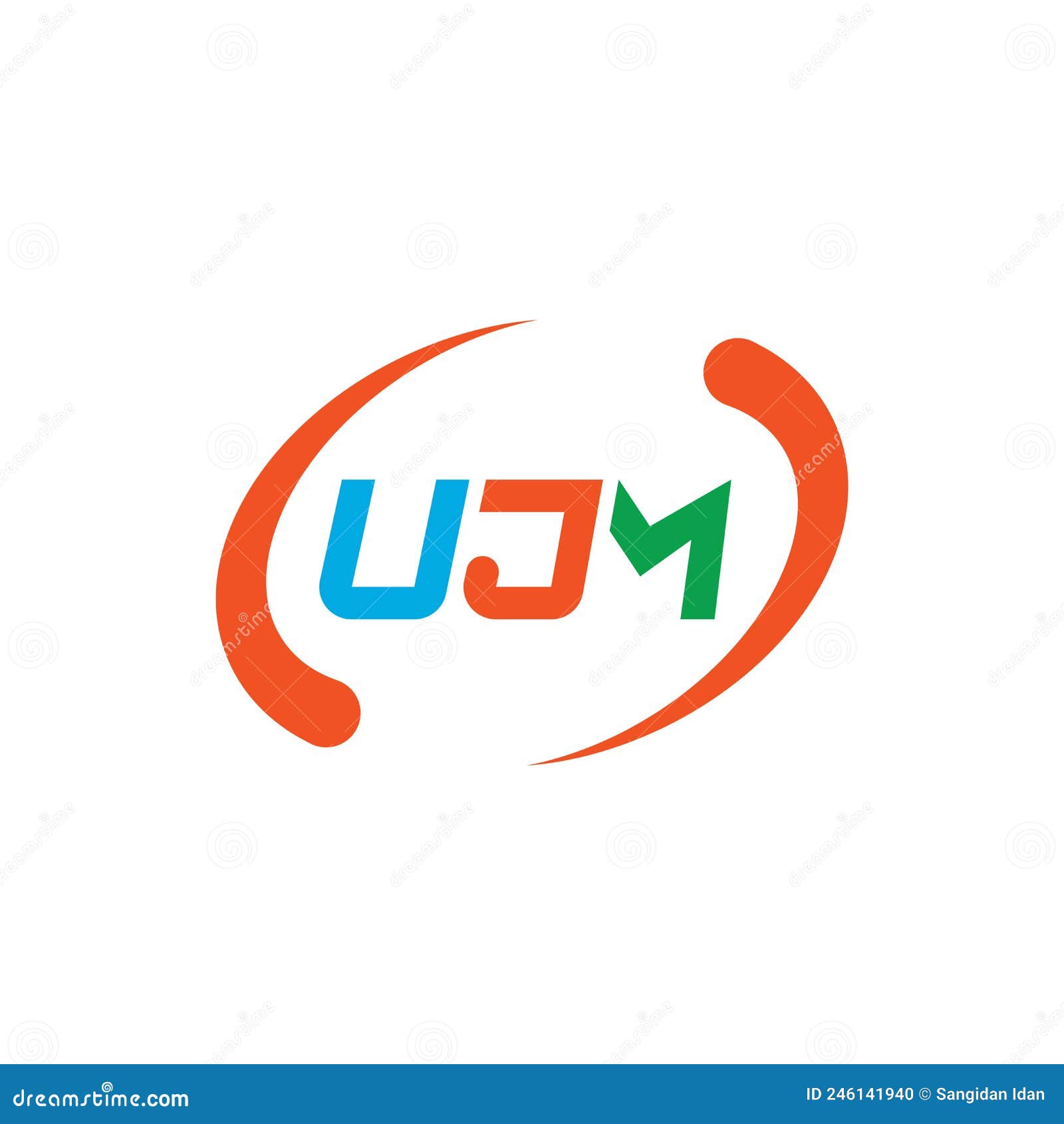 UJM Letter ICON Template Vector Stock Vector - Illustration of logo ...