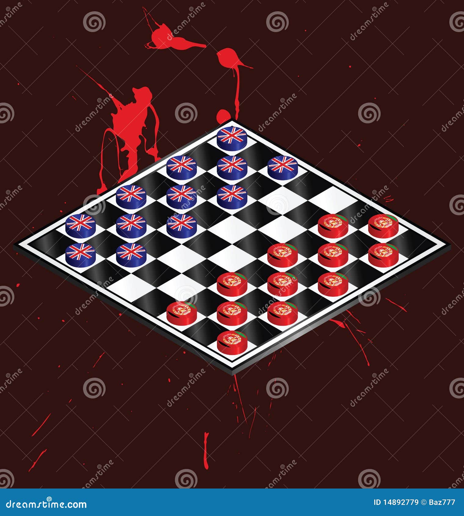 UK Afghanistan conflict stock vector. Illustration of entertainment ...