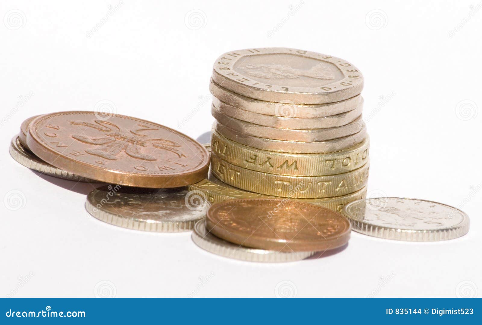 Uk Change stock photo. Image of pound, pence, head, money - 835144