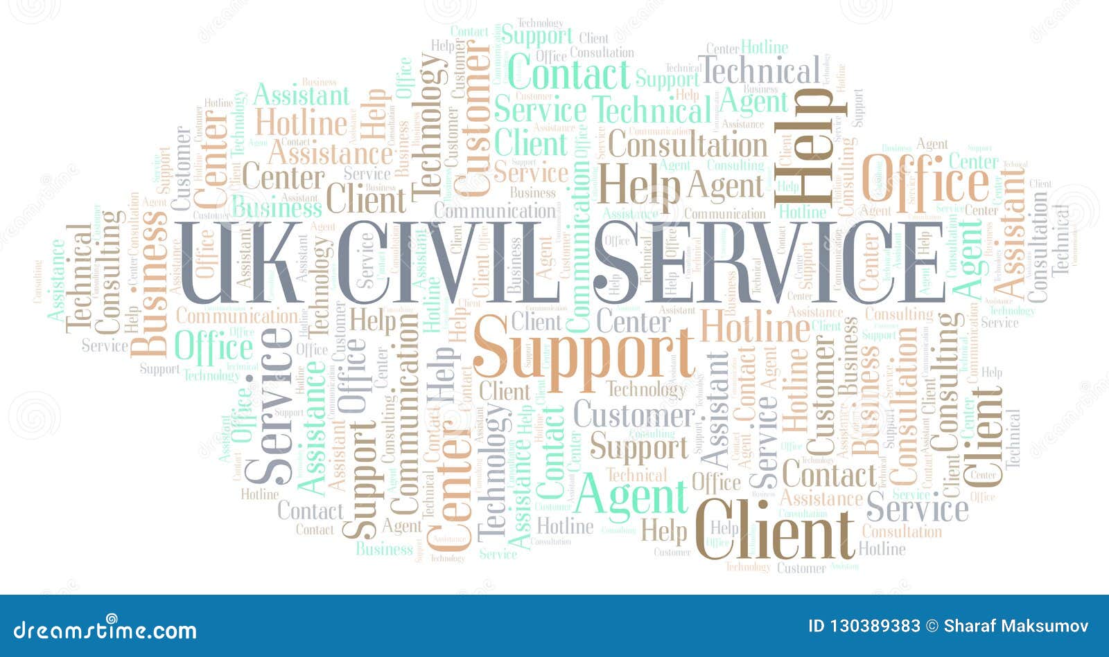 Uk Civil Service Word Cloud. Stock Illustration - Illustration of ...