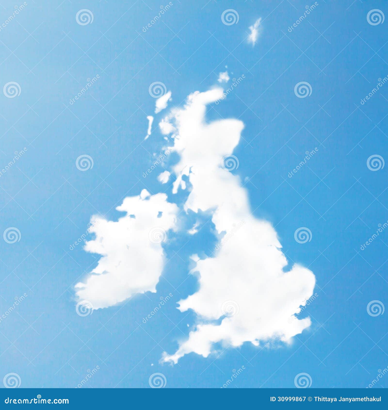UK Cloud map stock image. Image of kingdom, geography - 30999867