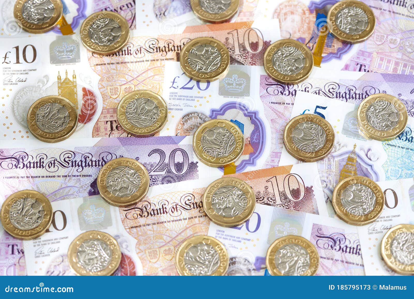 UK Currency on note editorial stock photo. Image of financial - 185795173