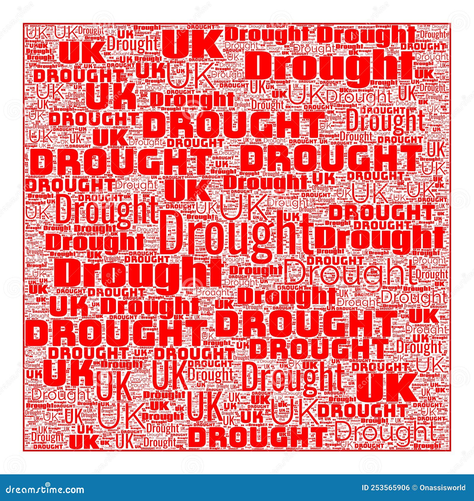 UK Drought Text Header Background Illustration Stock Illustration ...