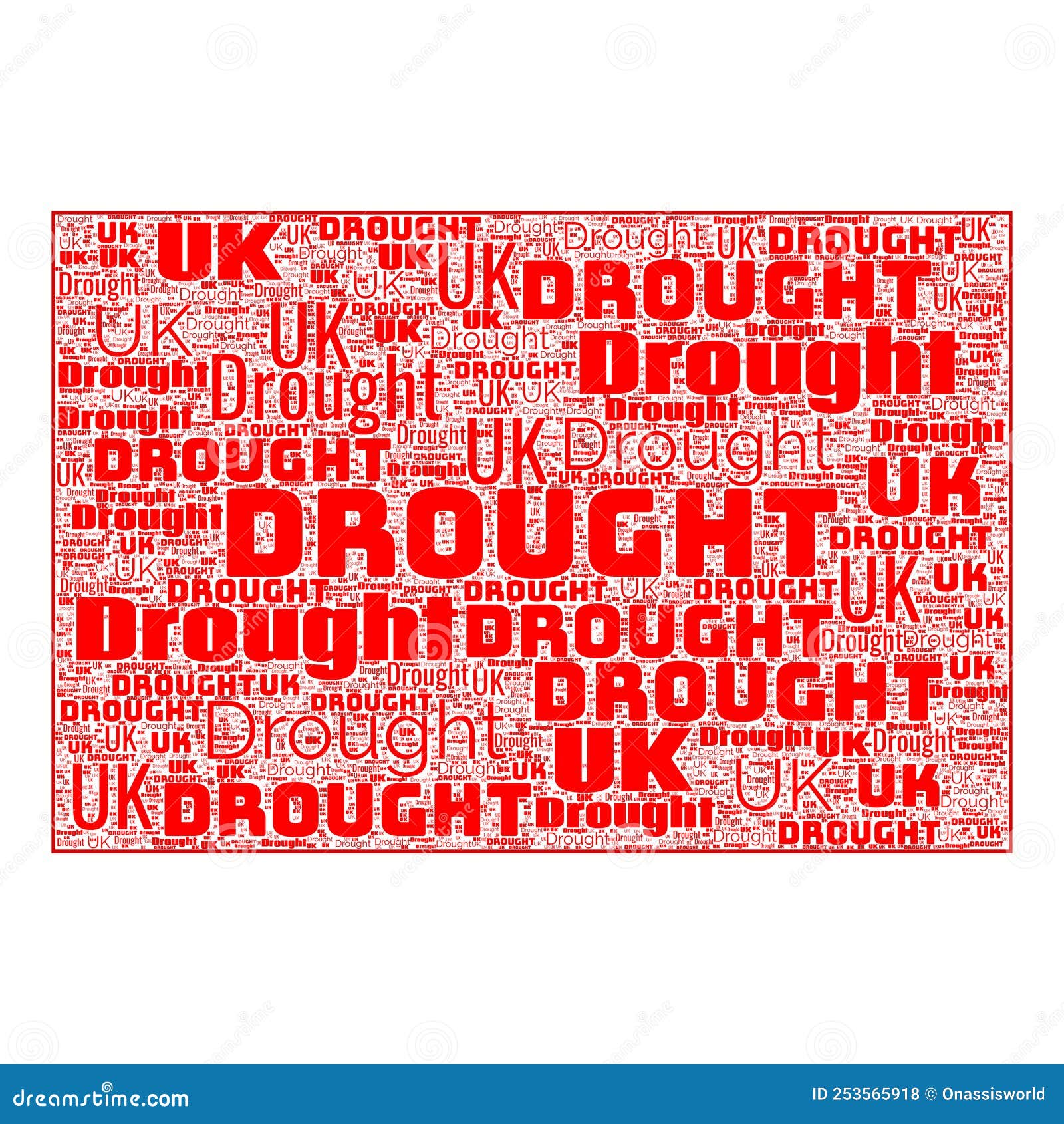 UK Drought Text Header Background Illustration Stock Illustration ...