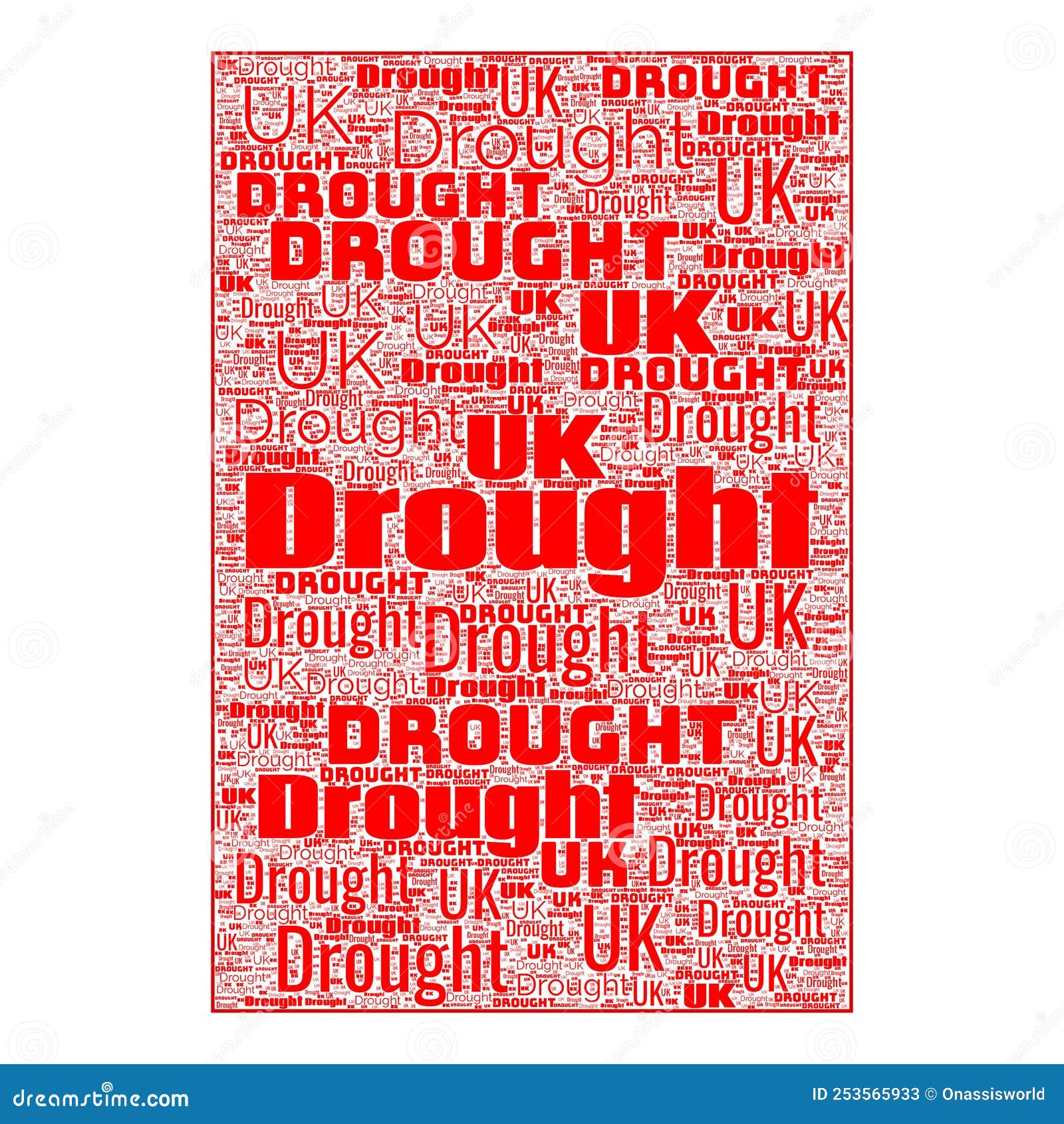 UK Drought Text Header Background Illustration Stock Illustration ...