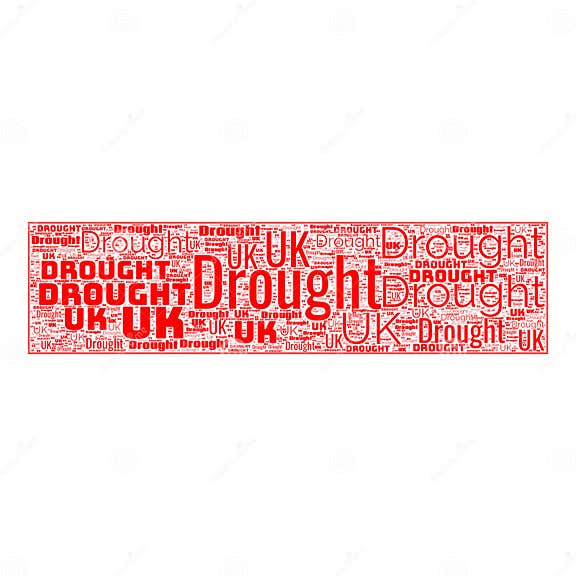 UK Drought Text Header Background Illustration Stock Illustration ...