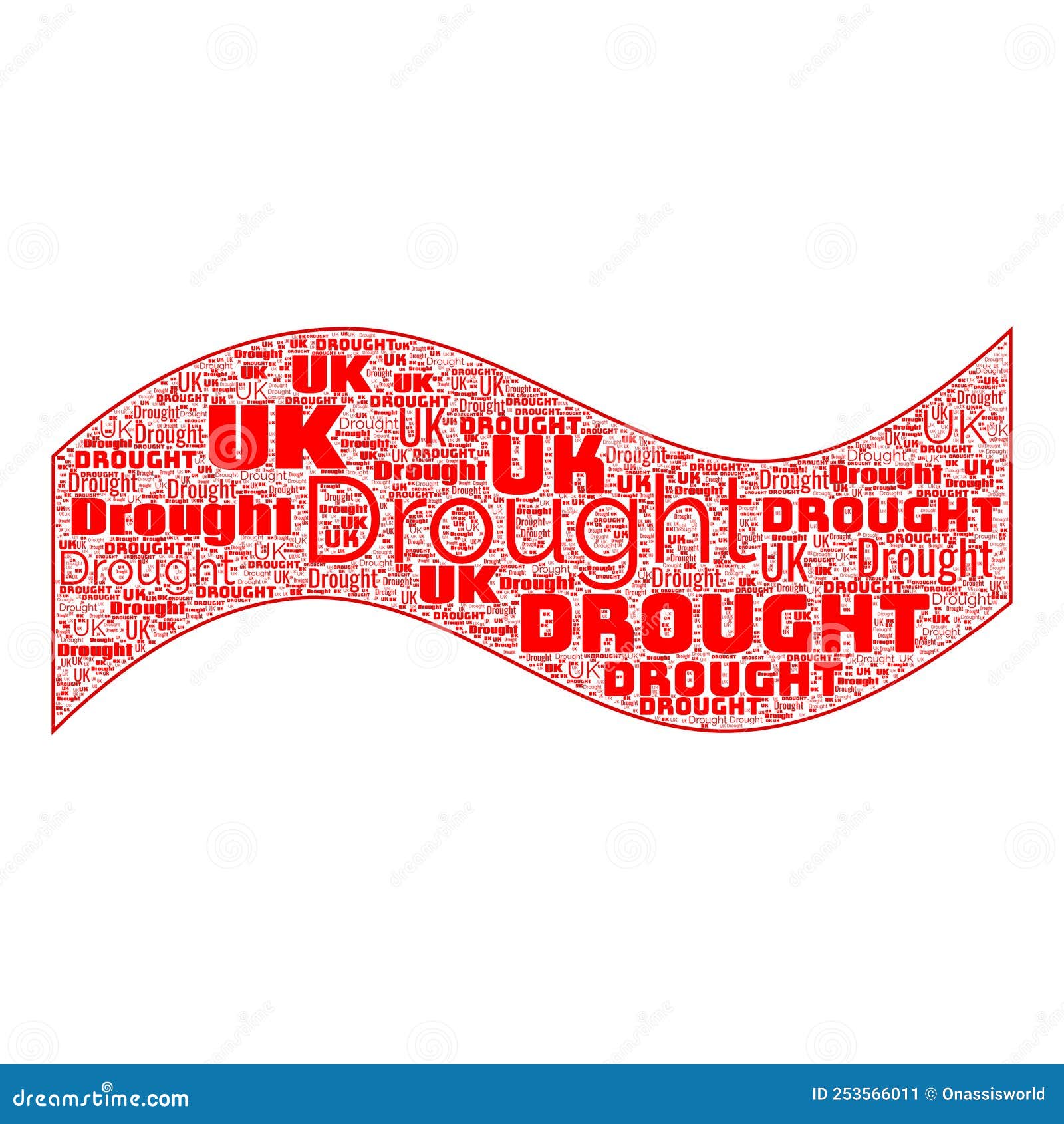 UK Drought Text Header Background Illustration Stock Illustration ...