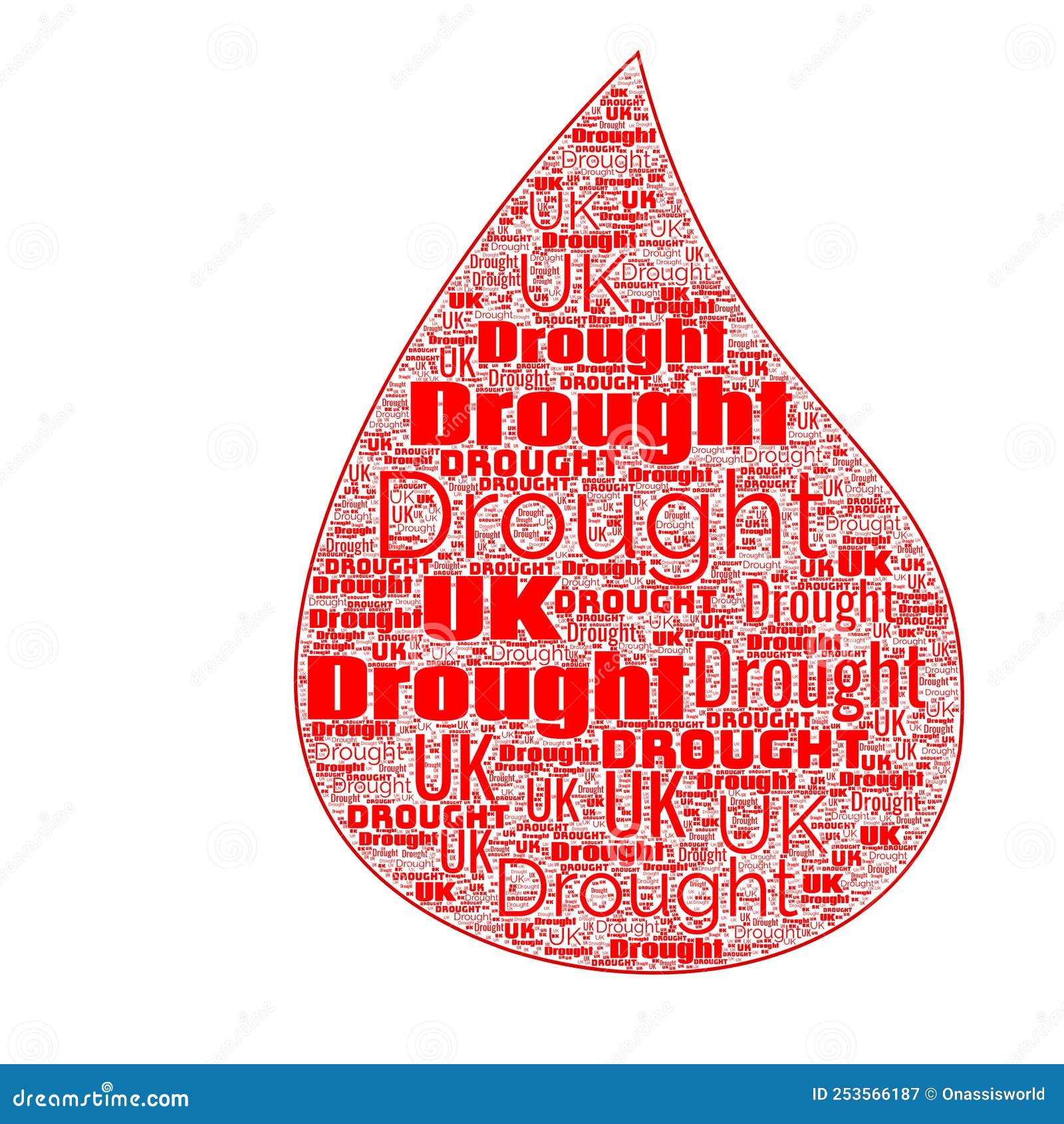 UK Drought Text Header Background Illustration Stock Illustration ...