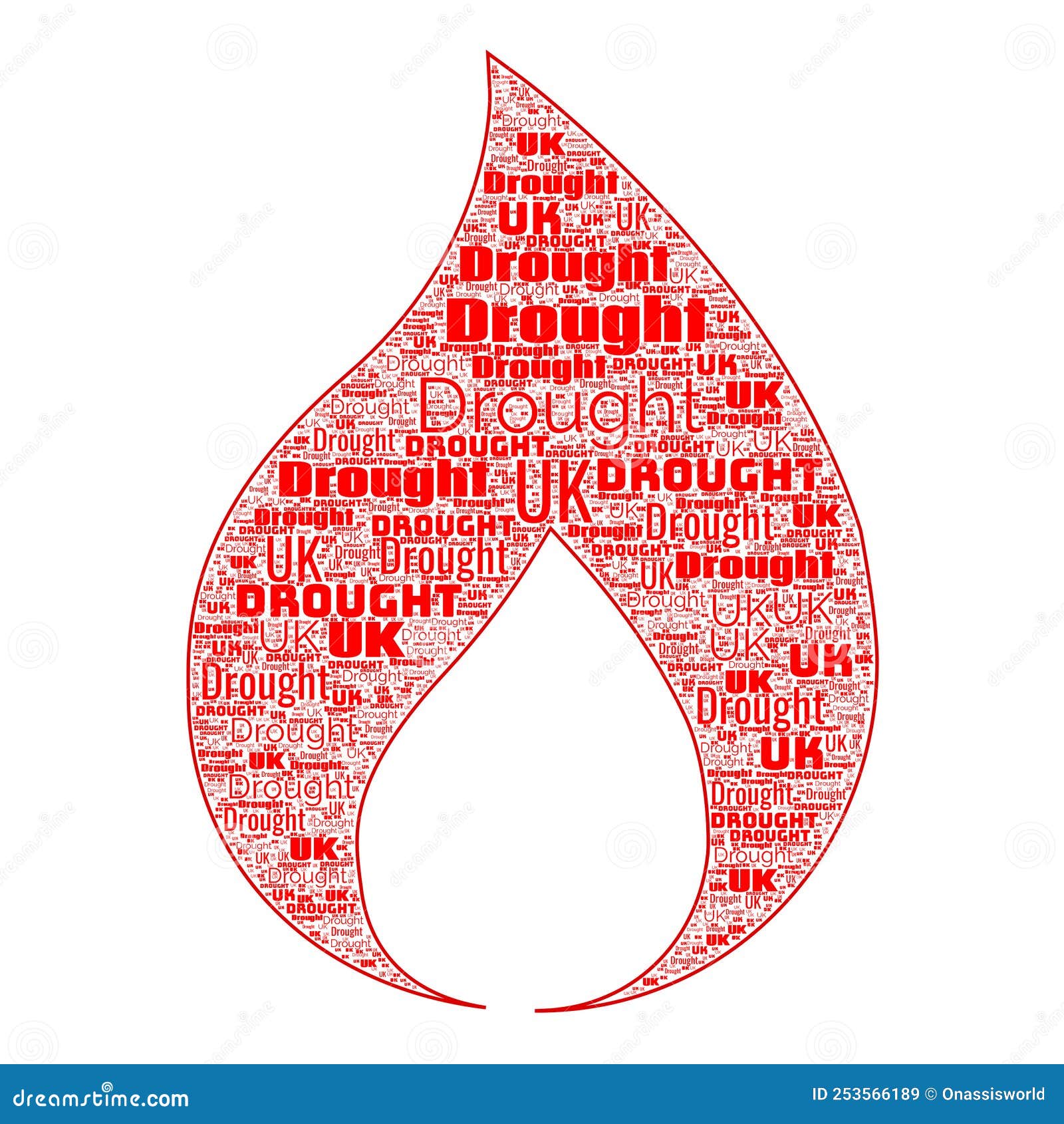 UK Drought Text Header Background Illustration Stock Illustration ...