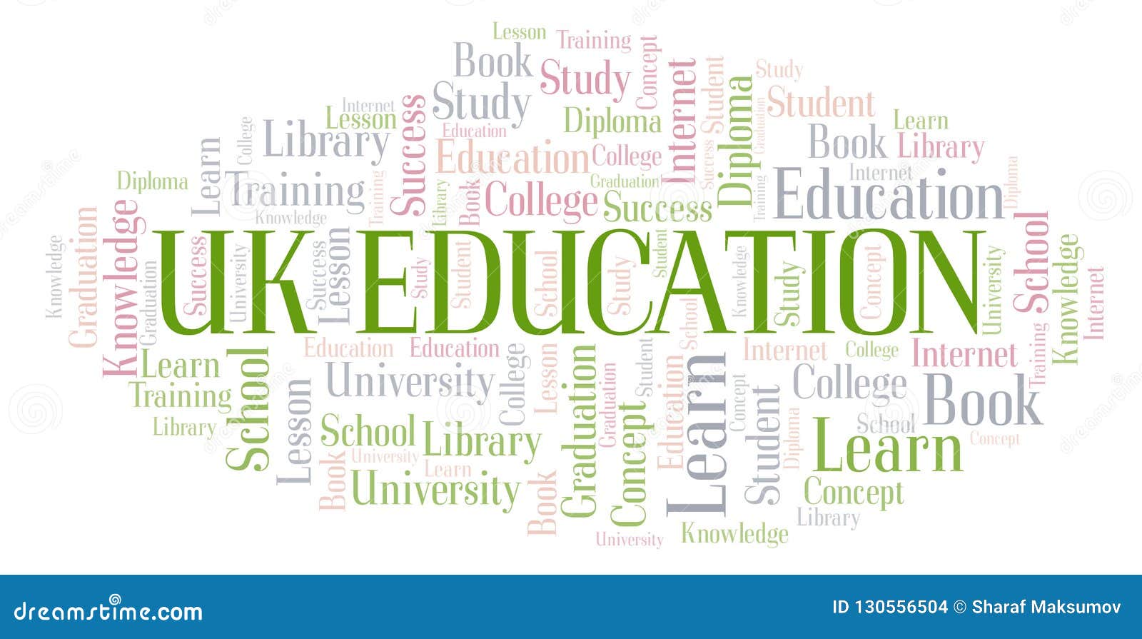 Uk Education word cloud. stock illustration. Illustration of greeting ...