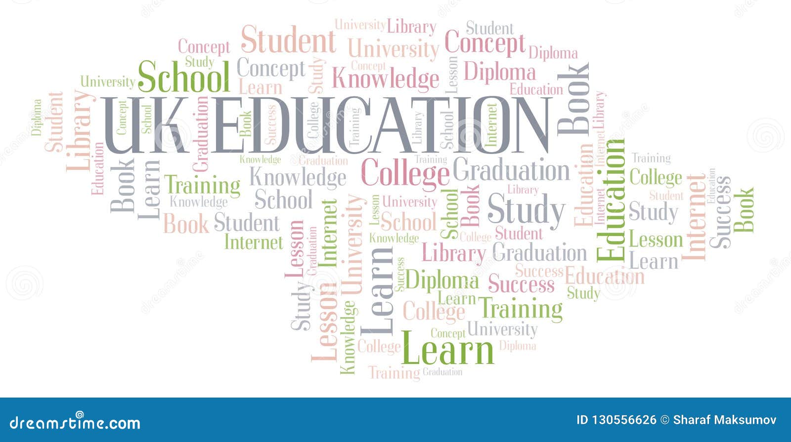 Uk Education word cloud. stock illustration. Illustration of card ...