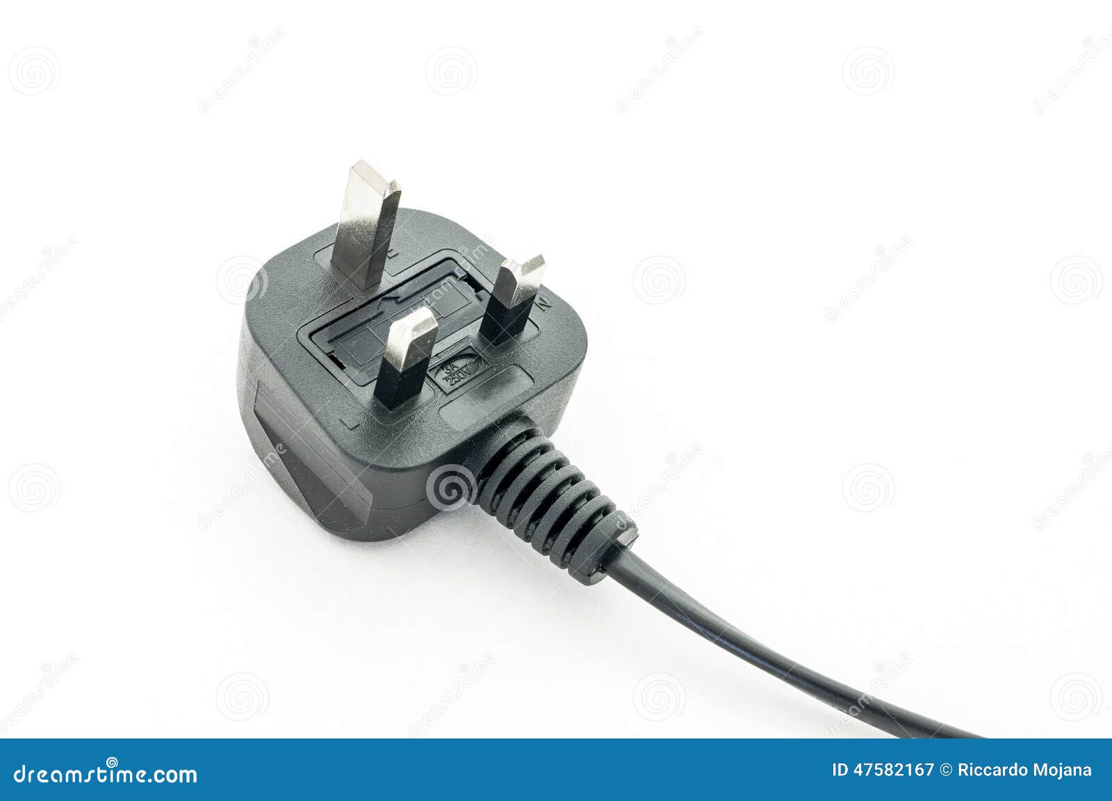 UK Electrical plug stock image. Image of metal, connection - 47582167