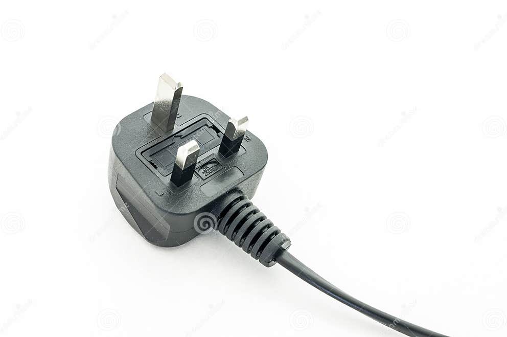 UK Electrical plug stock image. Image of metal, connection - 47582167