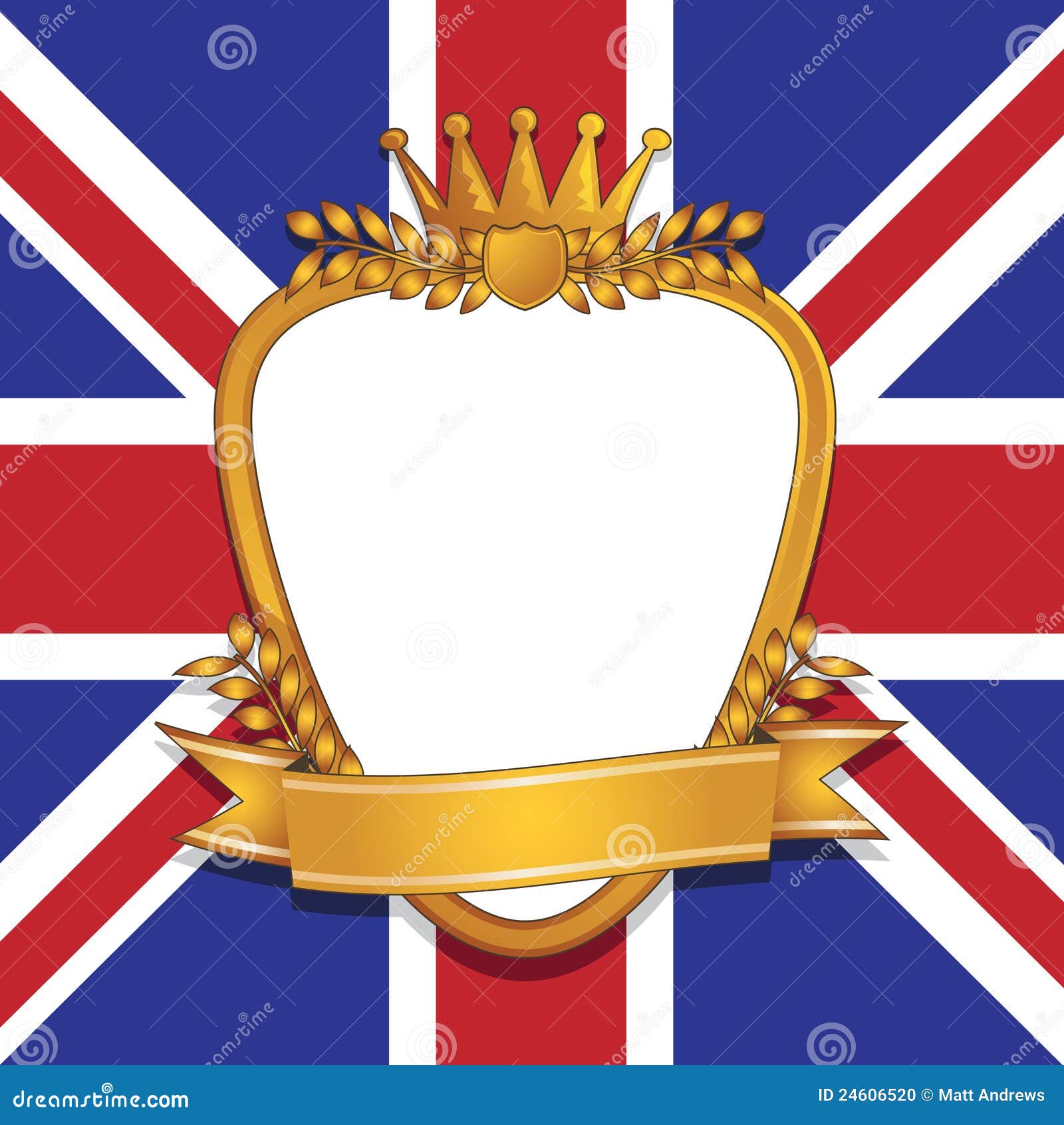 Uk emblem stock vector. Illustration of ribbon, decorative - 24606520