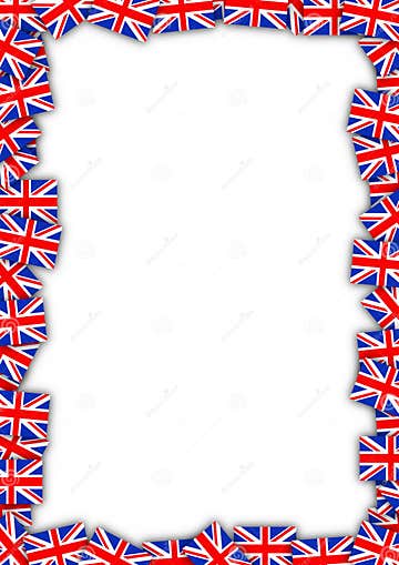 UK flag frame stock illustration. Illustration of england - 29335392
