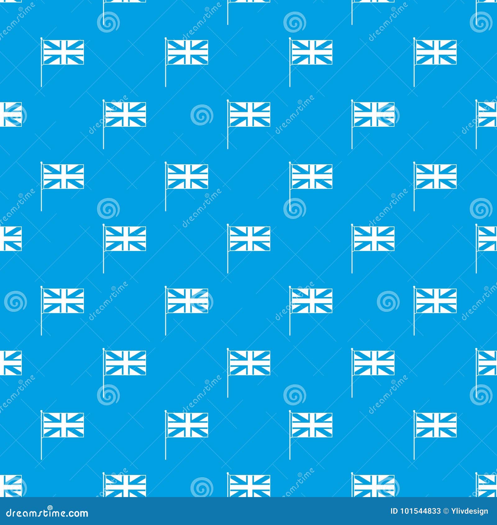 UK Flag Pattern Seamless Blue Stock Vector - Illustration of patriotic ...