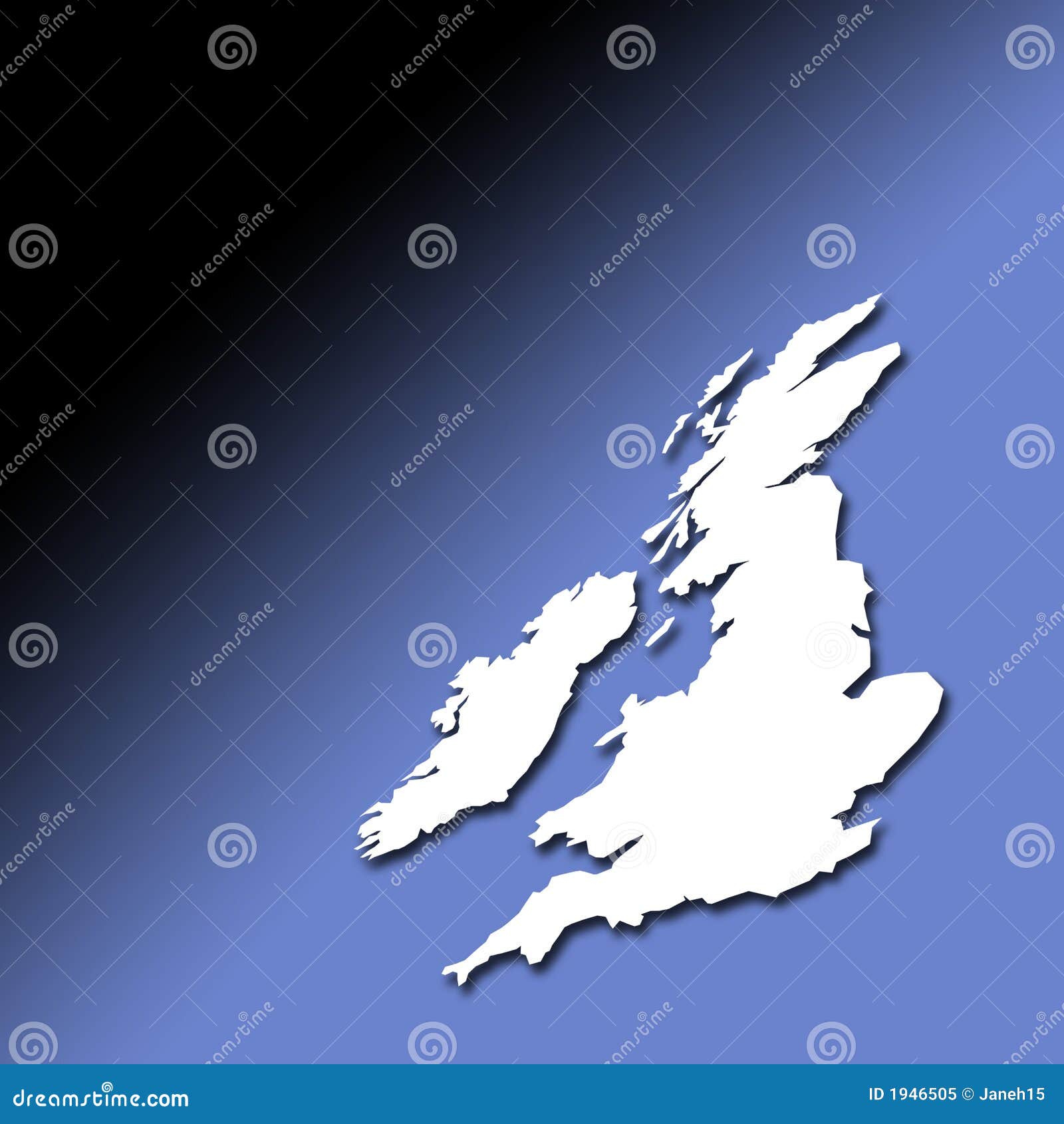 UK And Ireland Outline Map Royalty Free Stock Photo - Image: 1946505 UK And Ireland Outline Map Royalty Free Stock Photo - Image: 1946505