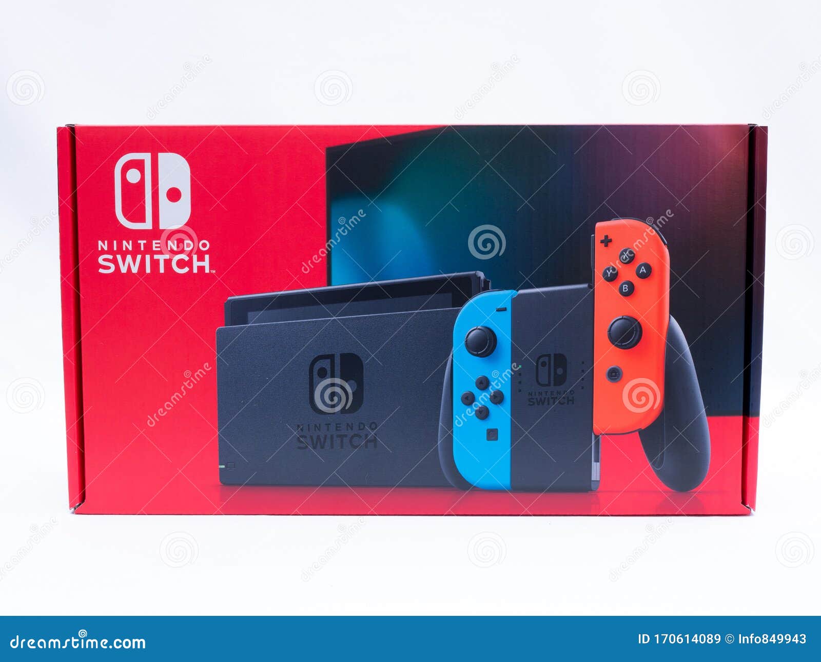 UK, Jan 2020: Nintendo Switch Games Console in Box Brand New, White ...