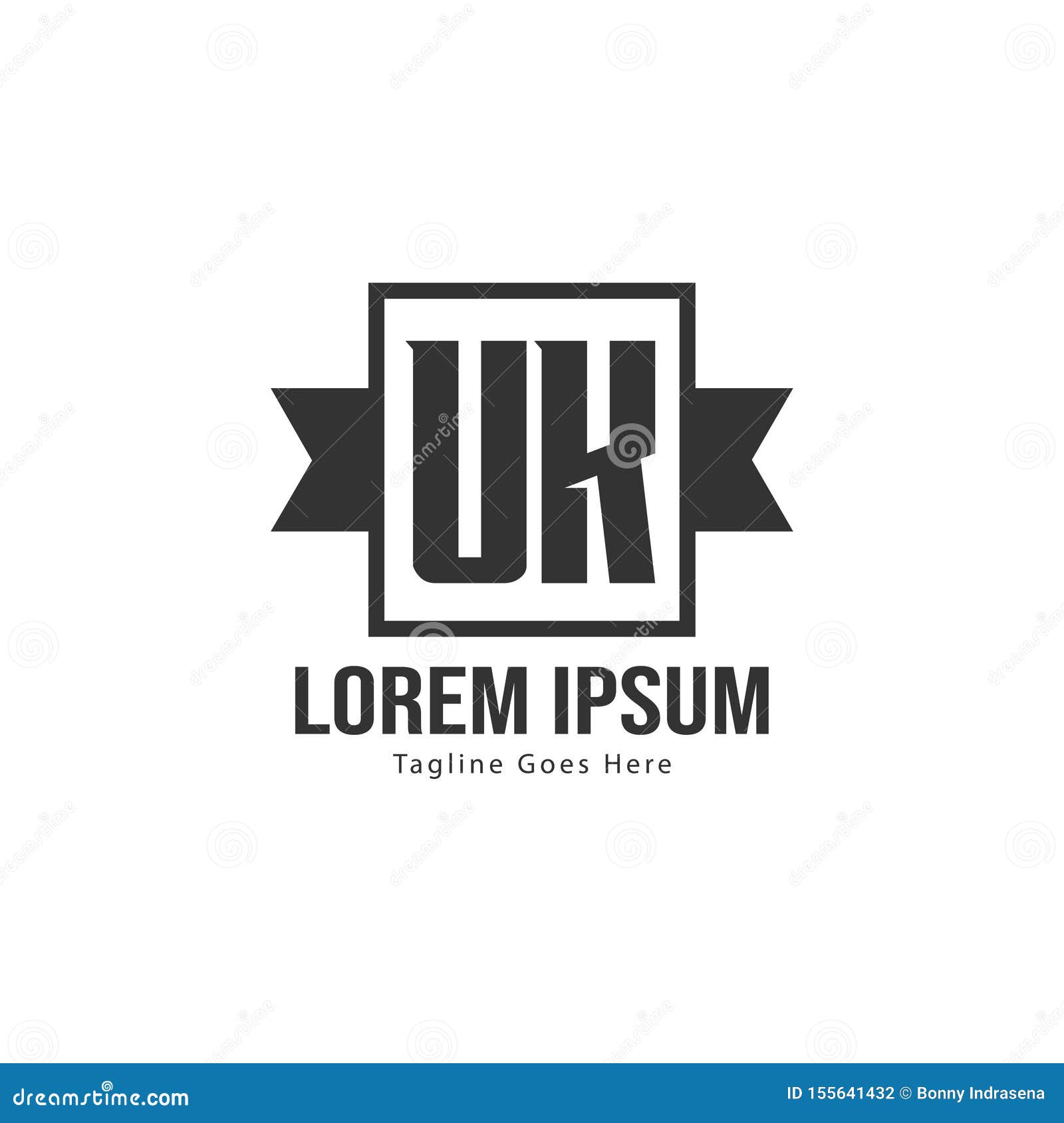 UK Letter Logo Design. Creative Modern UK Letters Icon Illustration ...