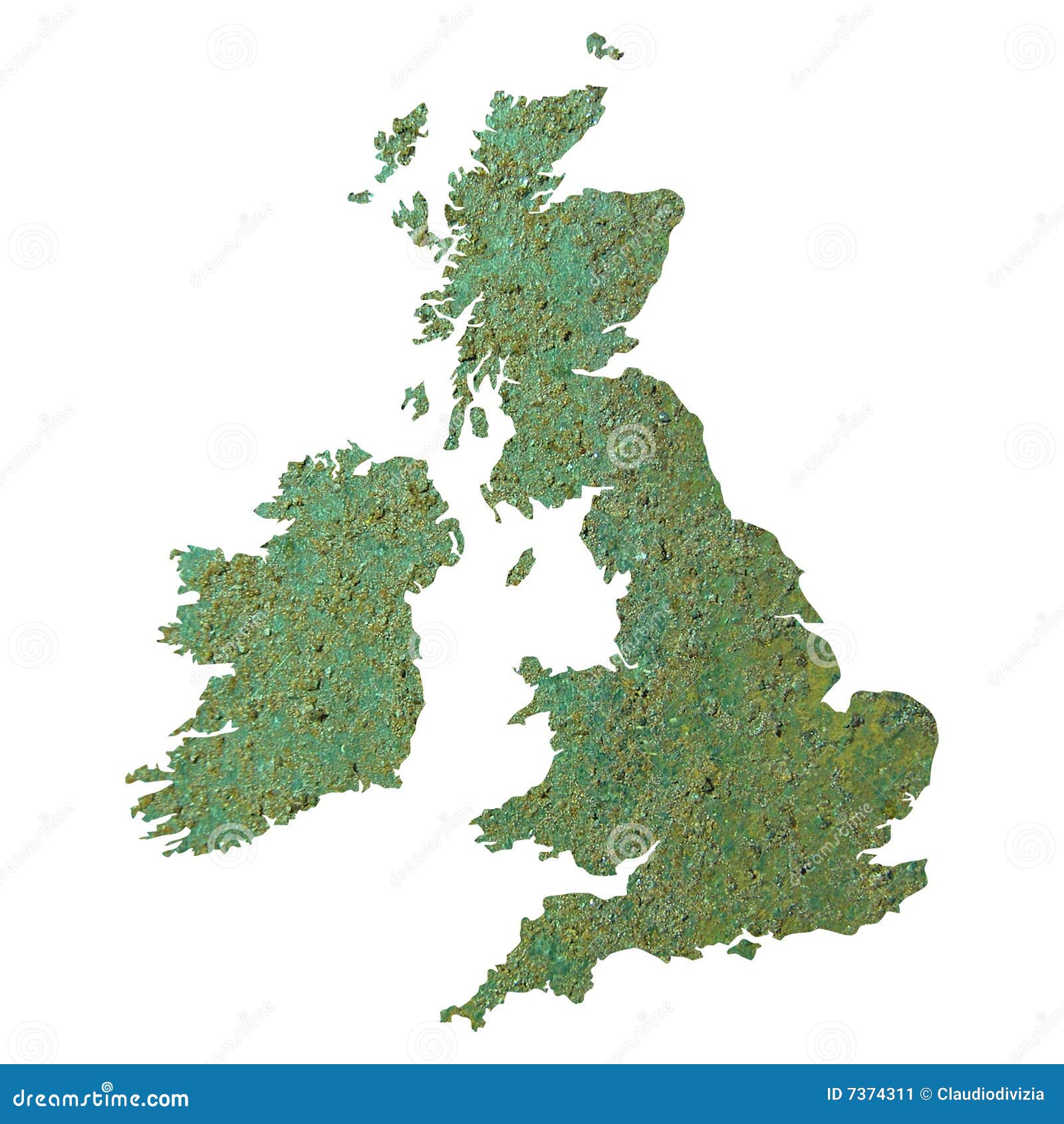 UK map stock illustration. Illustration of country, english - 7374311