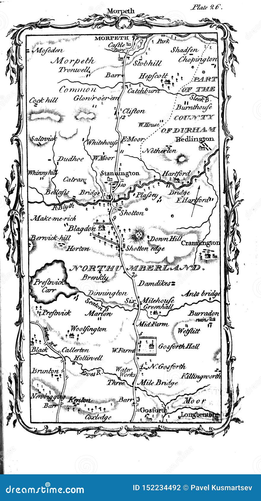UK map. Old image stock illustration. Illustration of britan - 152234492