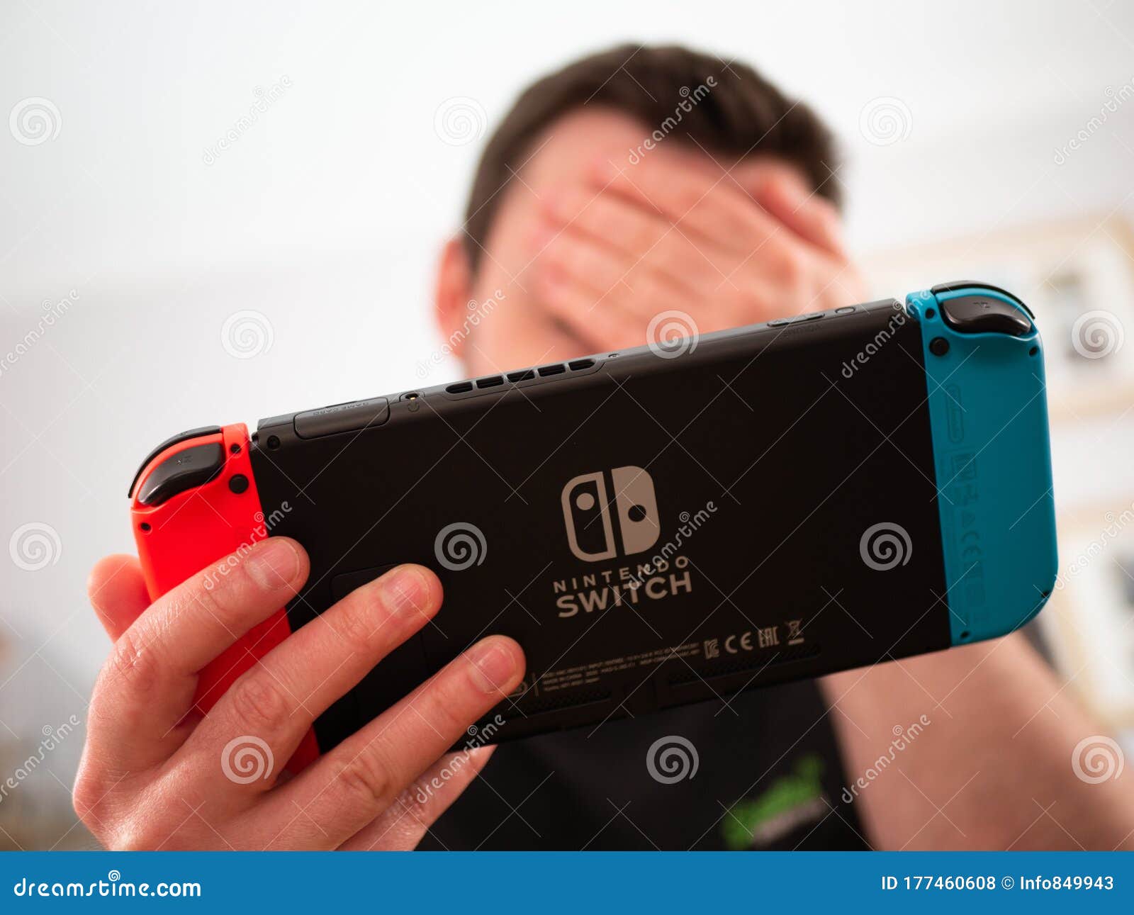 UK, March 2020: Nintendo Switch Games Console Player Losing ...