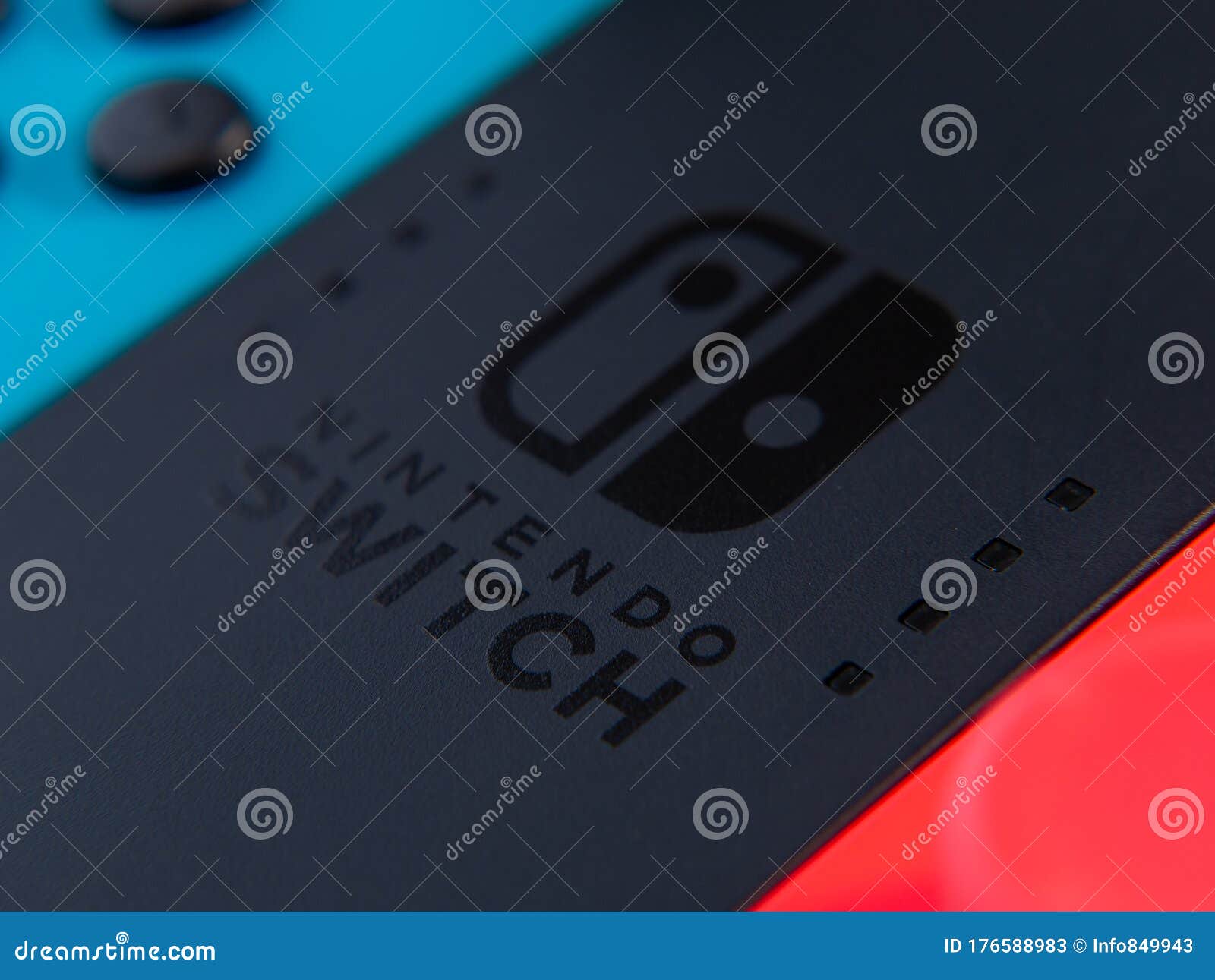 UK, March 2020: Nintendo Switch Joy Con Grip Editorial Stock Photo ...