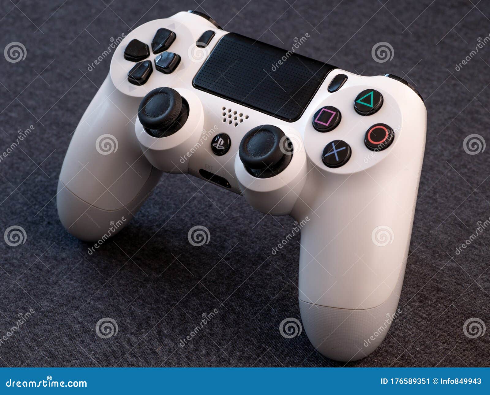 UK, March 2020: White PS4 Playstation Pad Controller Editorial Photo ...
