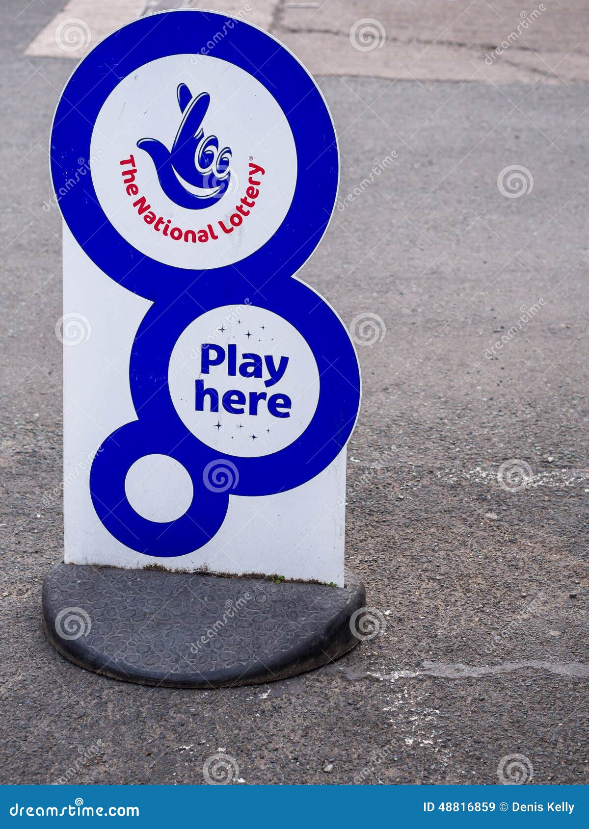 UK National Lottery editorial stock image. Image of promotion - 48816859