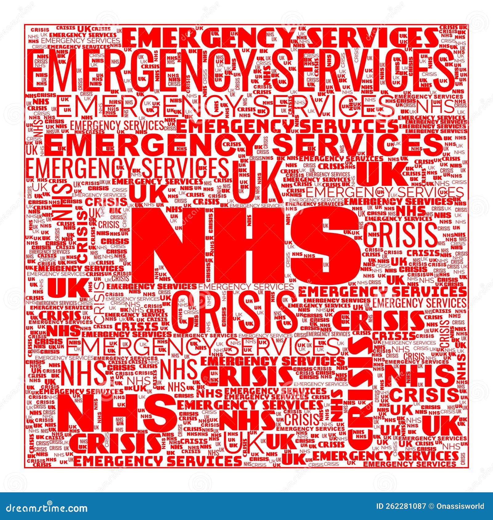 UK NHS Emergency Services Crisis Illustration Background Header ...