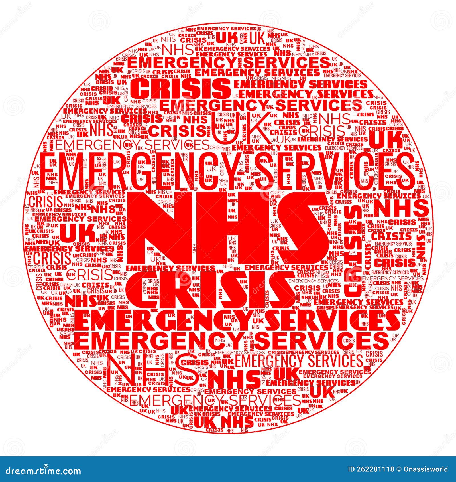UK NHS Emergency Services Crisis Illustration Background Header ...