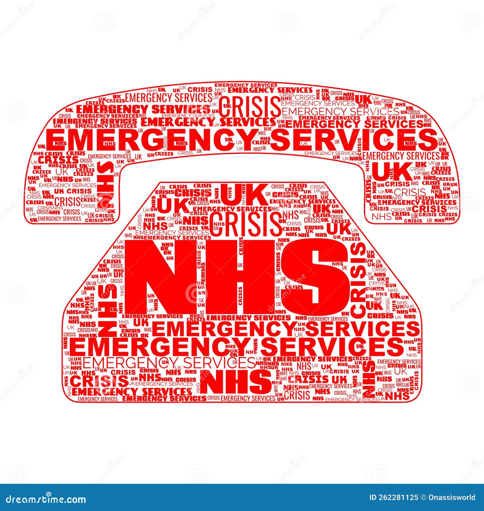 UK NHS Emergency Services Crisis Illustration Background Header ...