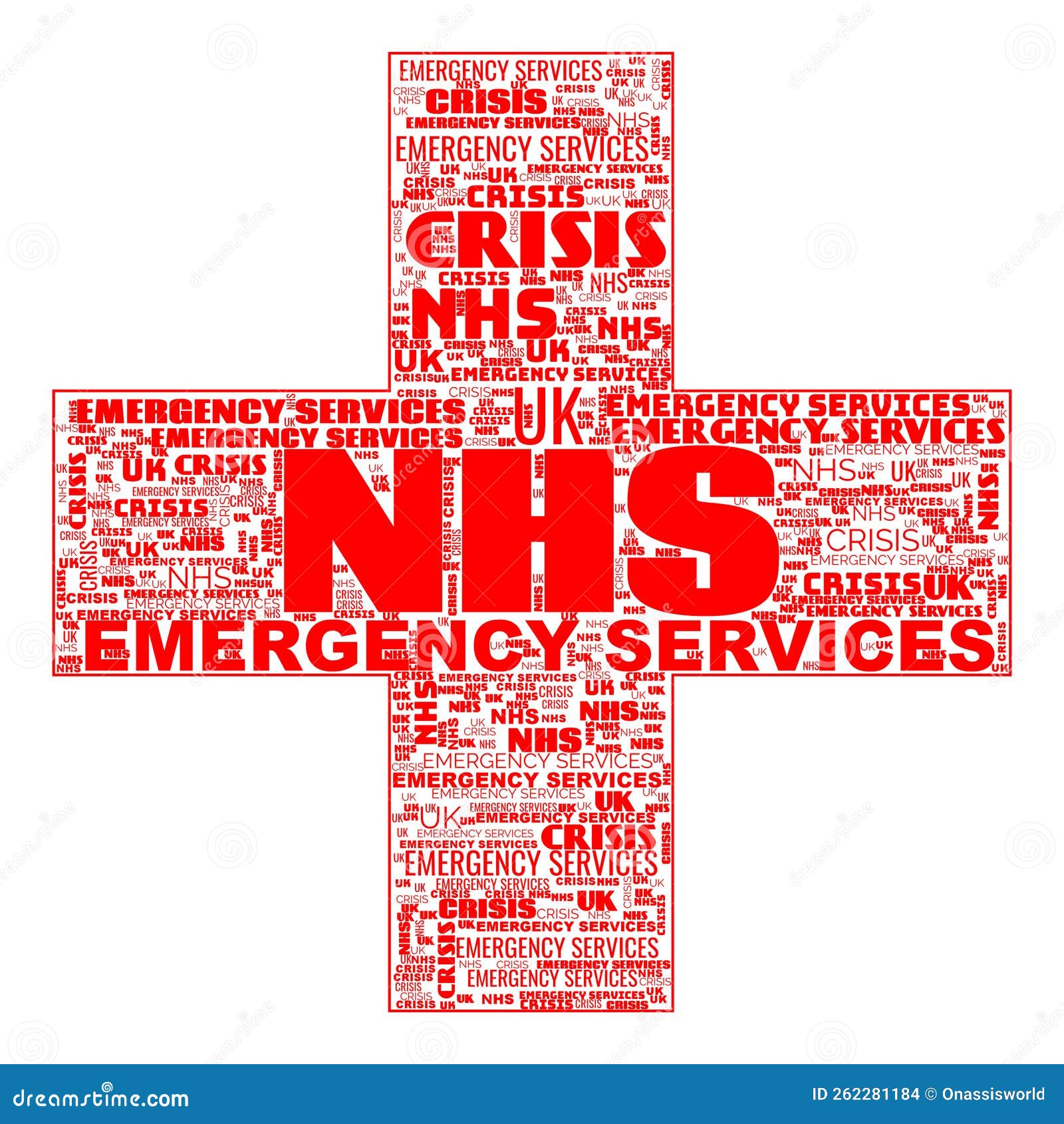 UK NHS Emergency Services Crisis Illustration Background Header ...
