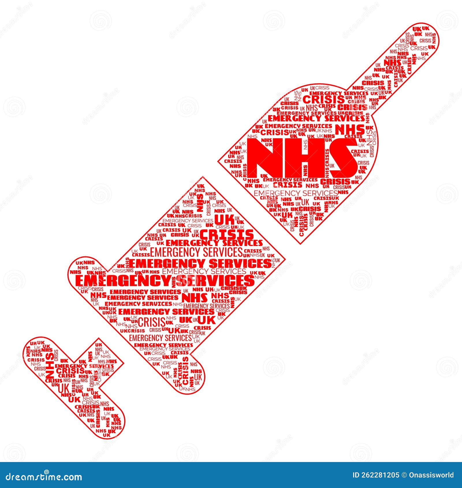 UK NHS Emergency Services Crisis Illustration Background Header ...