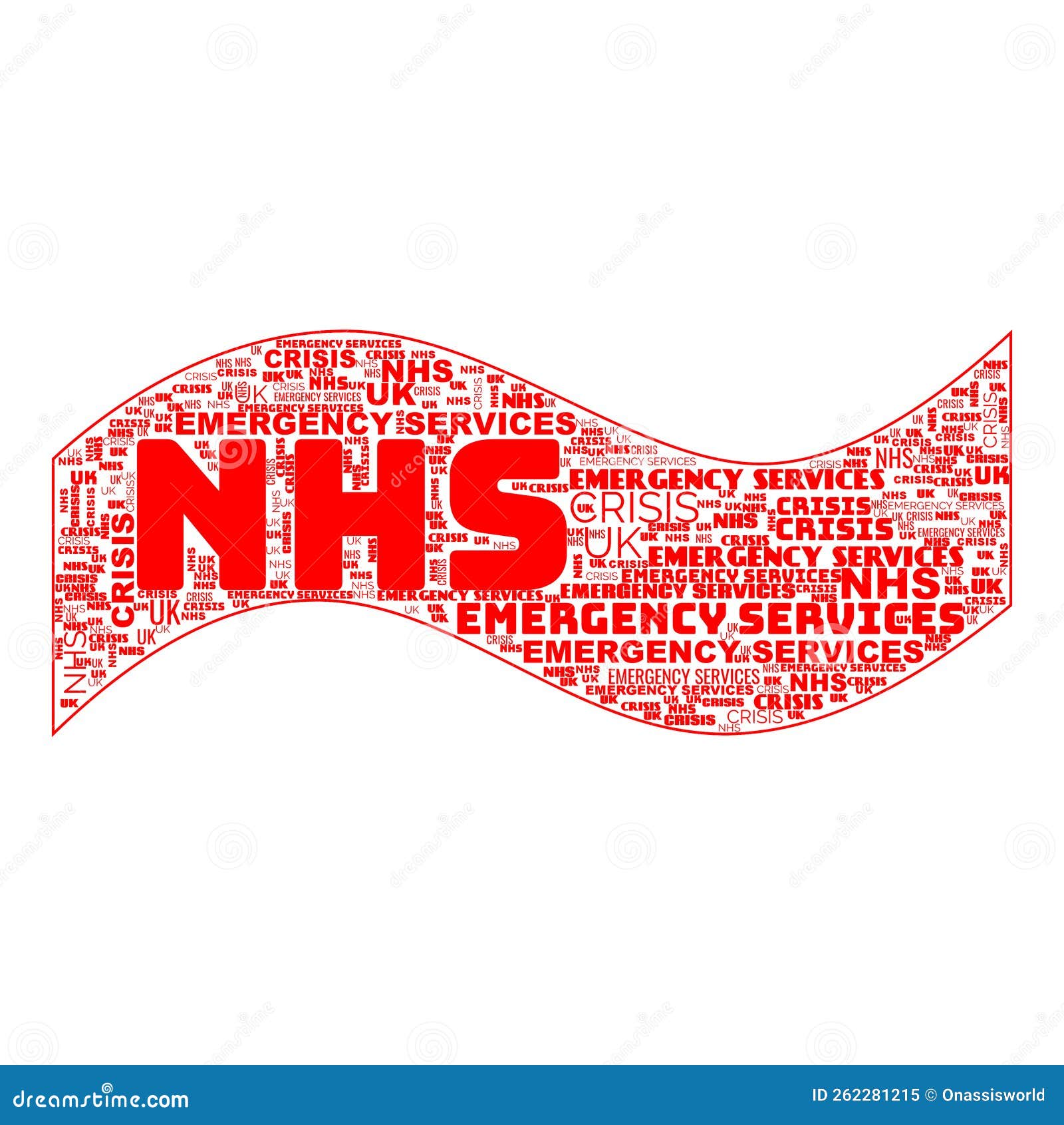 UK NHS Emergency Services Crisis Illustration Background Header ...